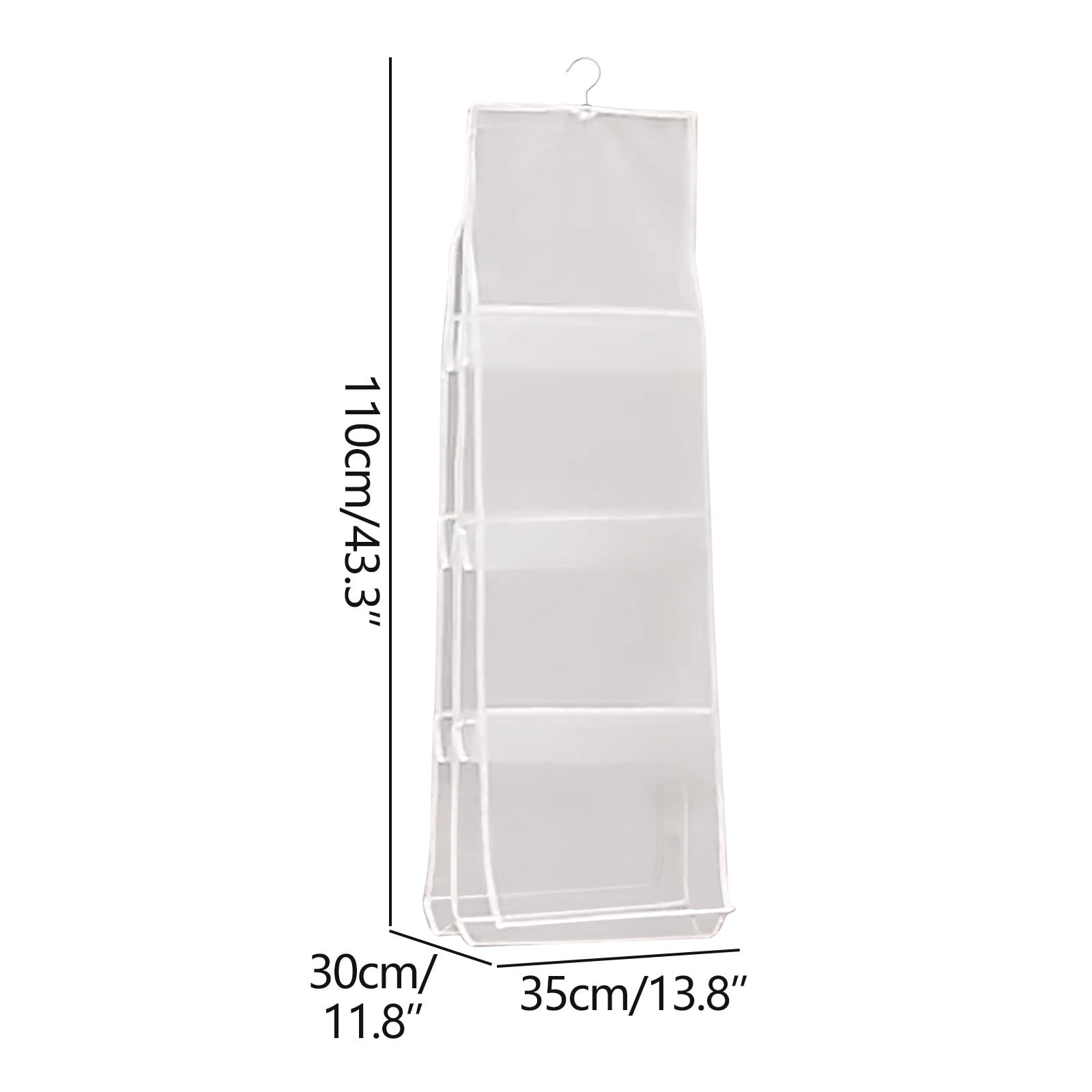 Tainini Clearance!!! 8 Pockets Hanging Purse Handbag Organizer Clear ...