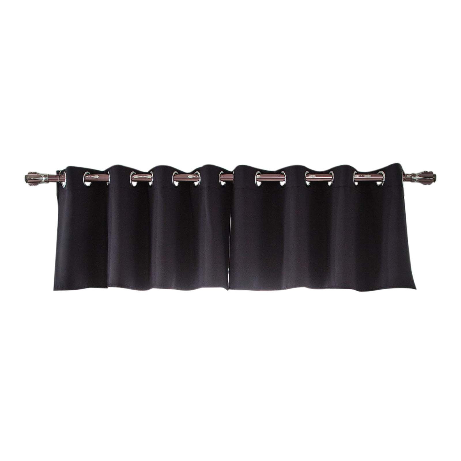 Tainini Clearance! Black Valance Curtains for Kitchen Thermal Insulated ...