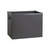 Juggernaut Storage 16QT Heavy-Duty Plastic Square Milk Crate Black ...