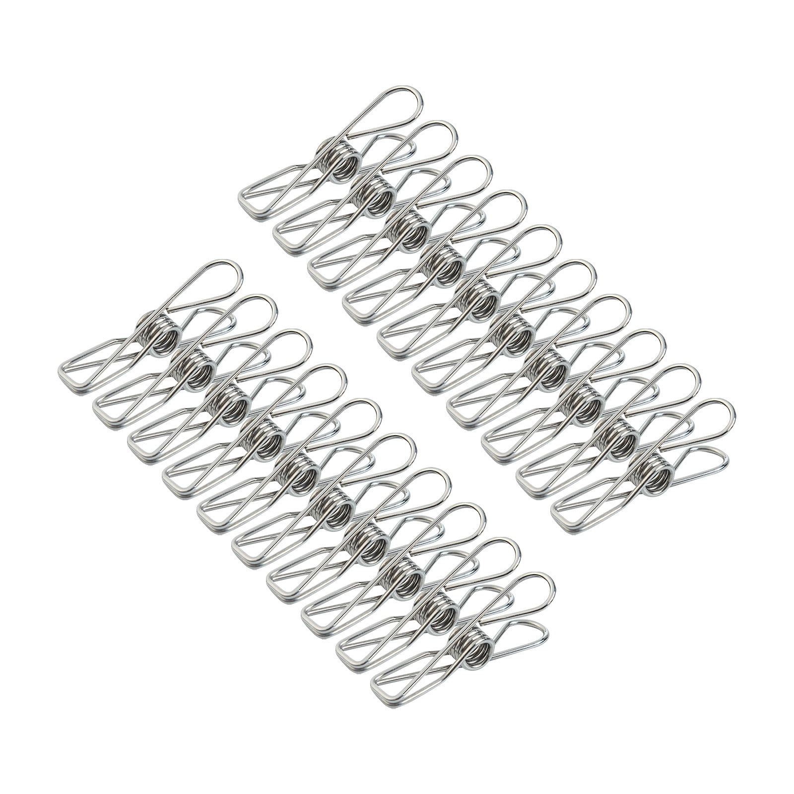 Tainini Clearance!!! Clothespins Clips All Metal Stainless Steel No ...