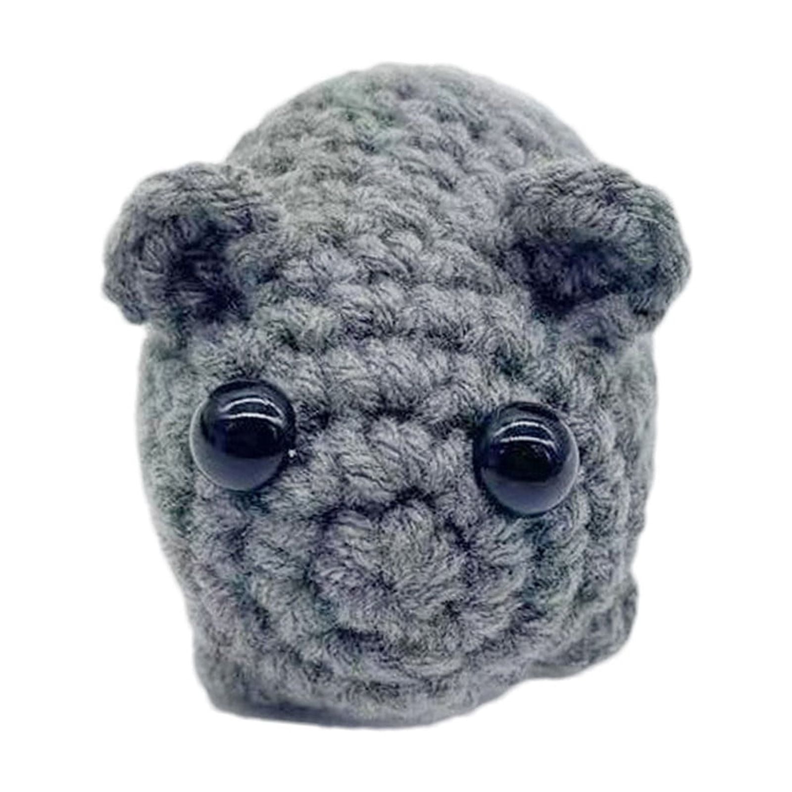 Tainini Clearance! Cute Sad Hamster Meme Keychain,Plush Sad Hamster ...