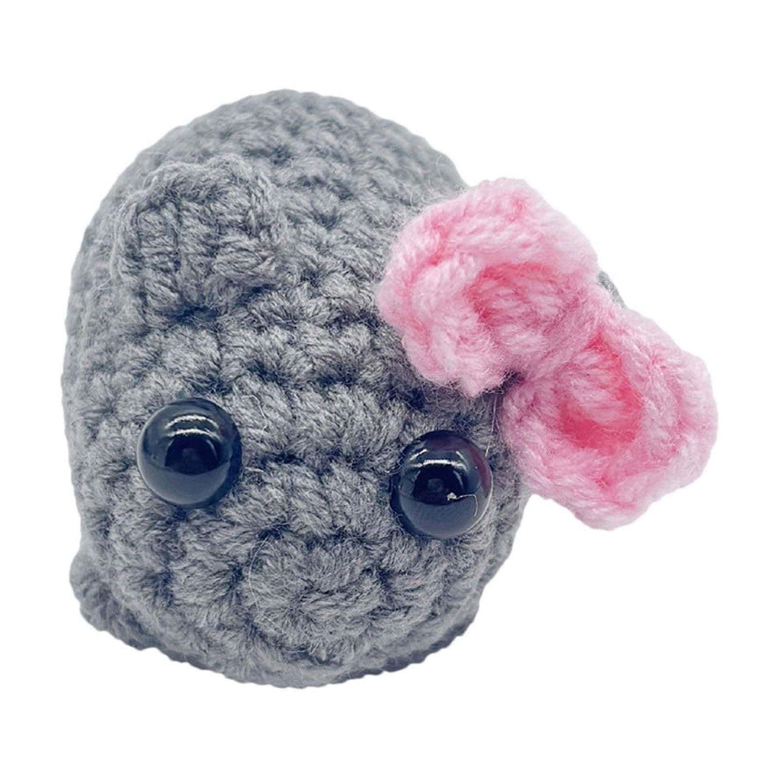 Tainini Cute Sad Hamster Meme Keychain,Plush Sad Hamster Meme with Bow ...