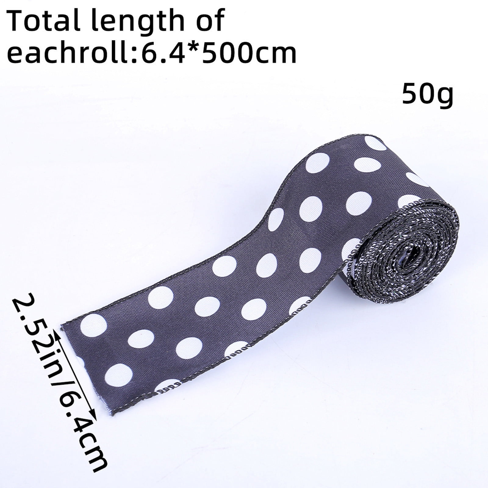 Tainini Dog Ribbon Paw Print Ribbon Wired Edge Ribbon 2.5*197Inch ...