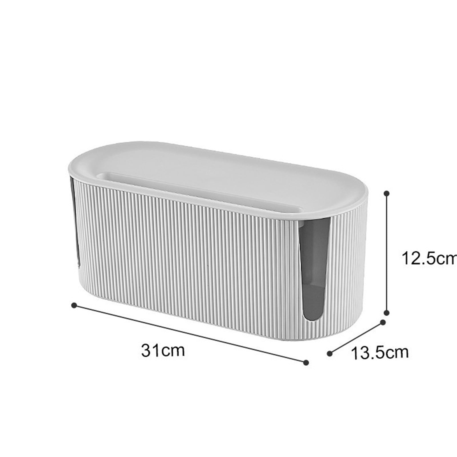 Tainini Home Cable Plug Socket Management Box, Plug Board Storage Box ...