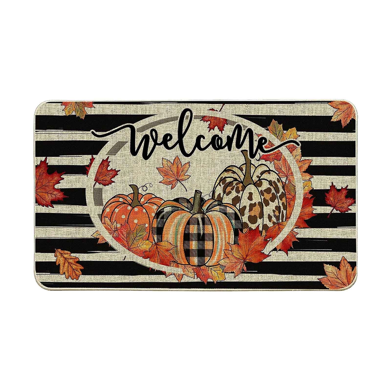 Tainini Clearance!!! Kitchen Mat Autumn Kitchen Rugs Thanksgiving ...