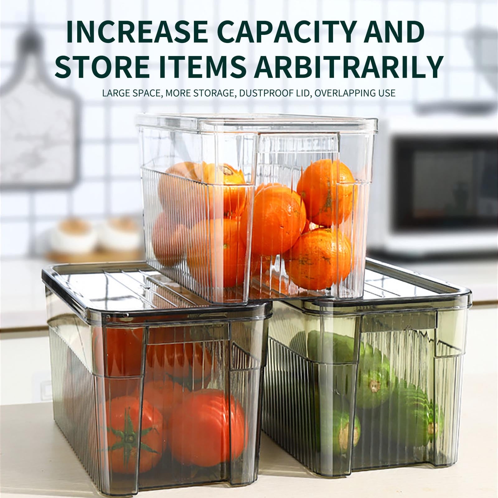 Tainini Clearance! Refrigerator Plastic Storage Room Organization And ...