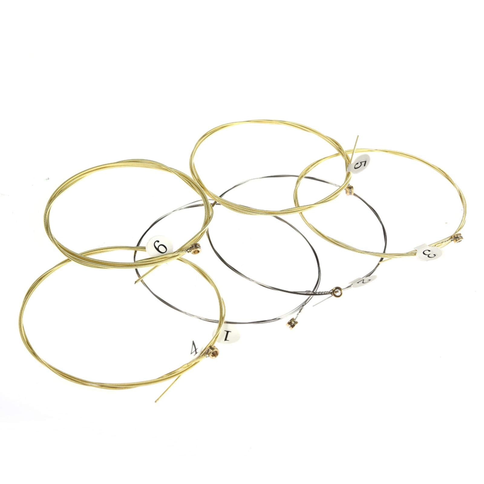 Tainini 6 Guitar Strings Replacement Steel String ,for Acoustic Guitar ...