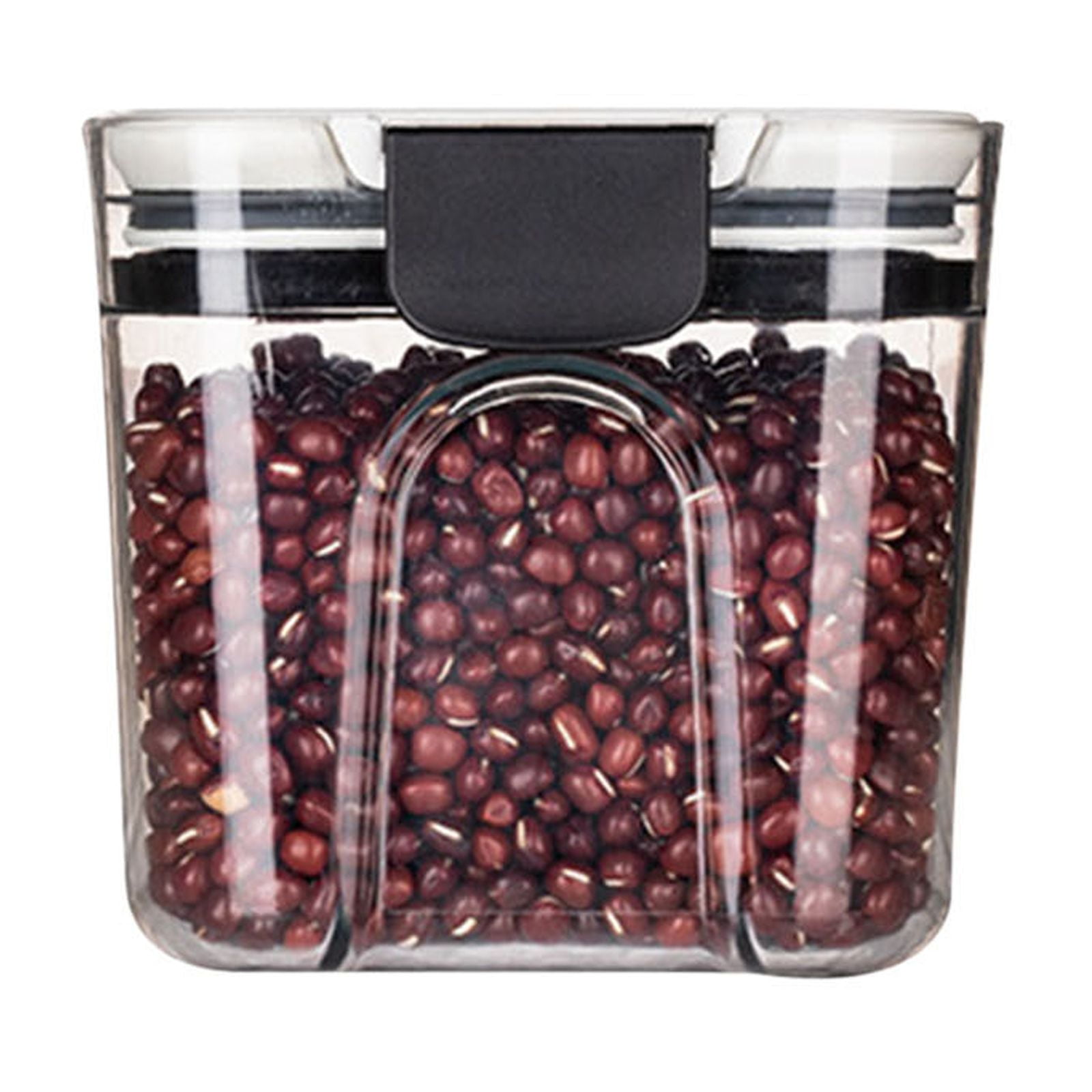 Tainini Airtight Glass Canister with Lids ,Food Storage Jar Square ...