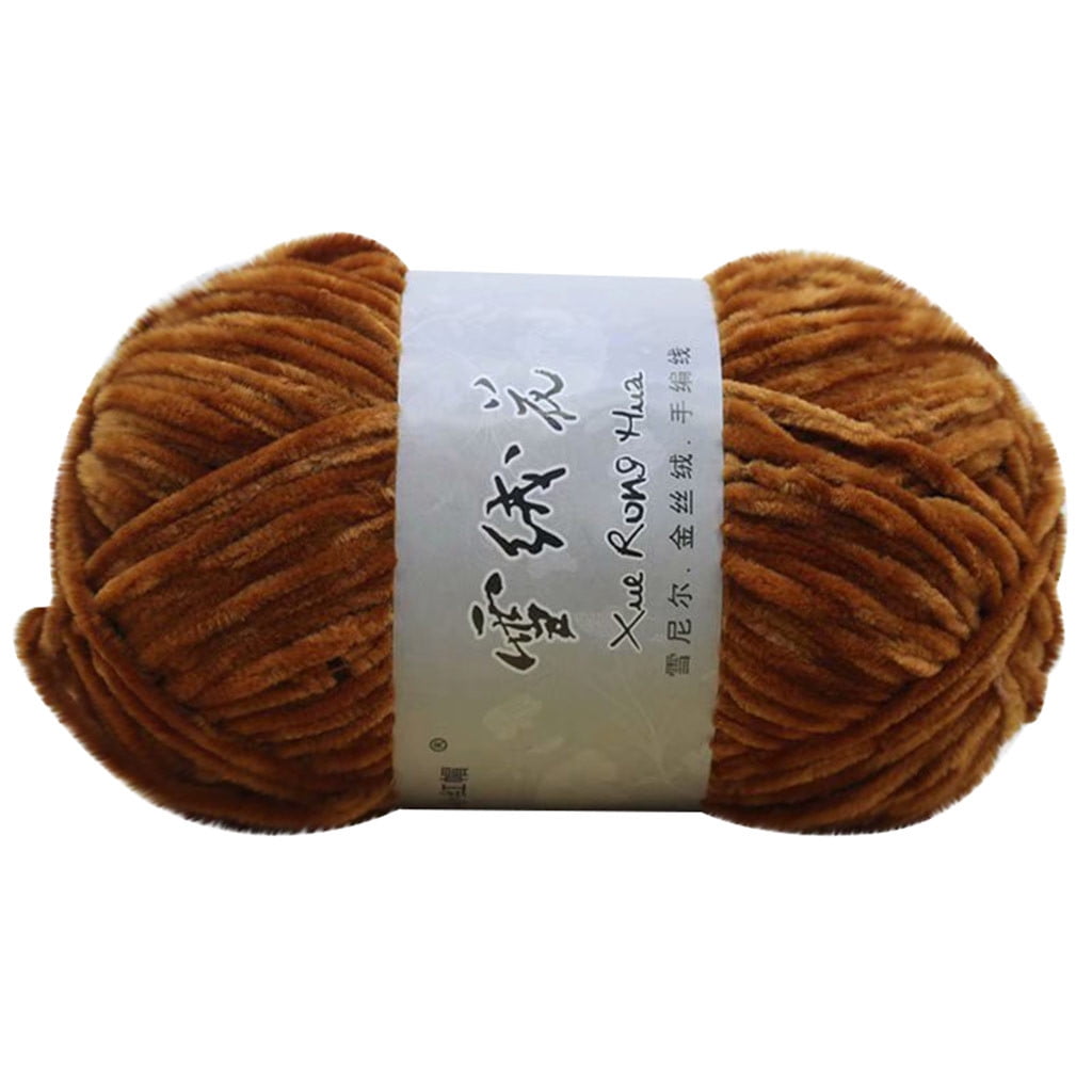 Tainini Chunky Yarn for Hand Knitting,Handcrafts Weaving Soft Chenille ...
