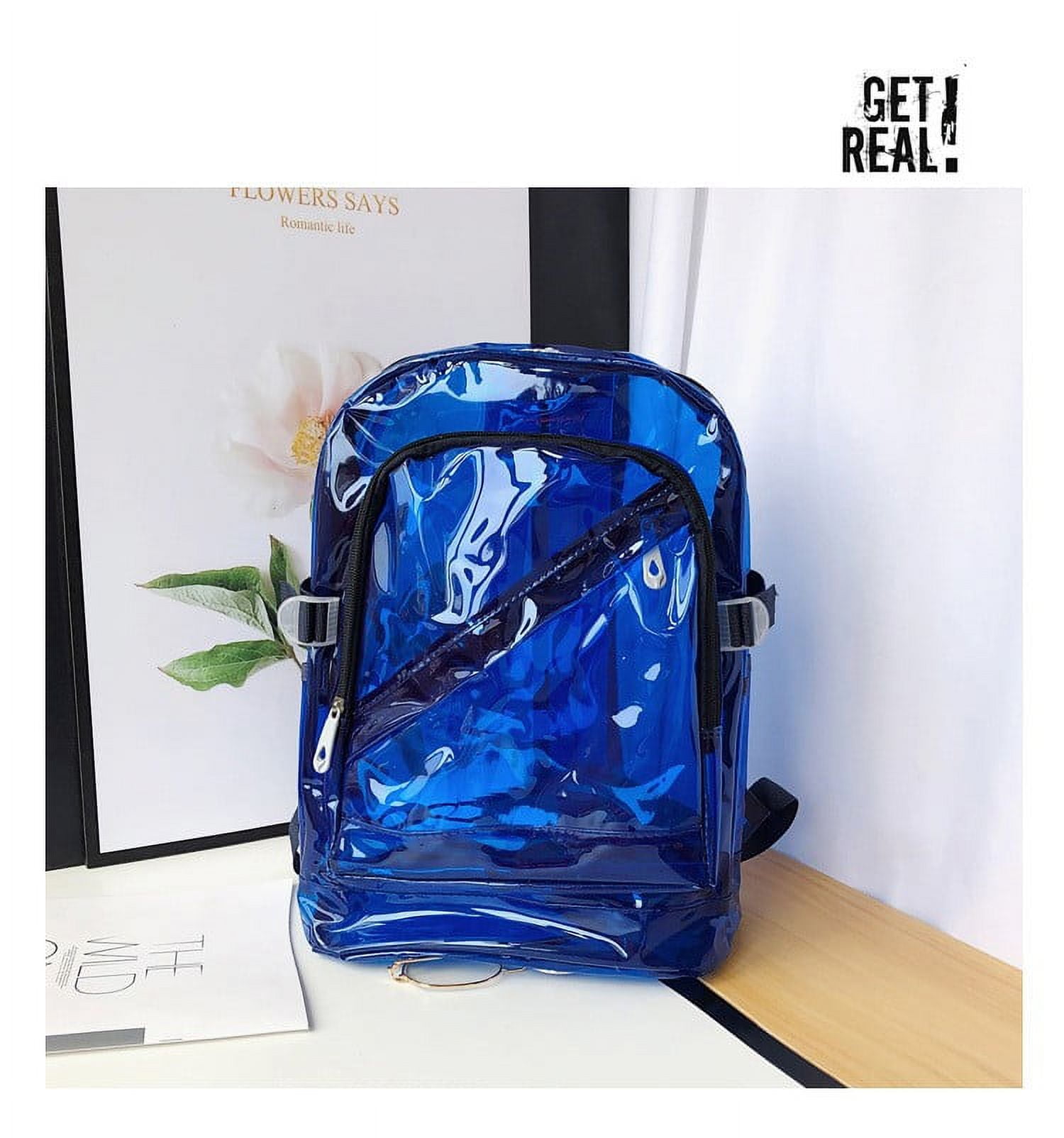 Tainini Clear Backpack, Heavy Duty Clear Backpack Quality See Through ...