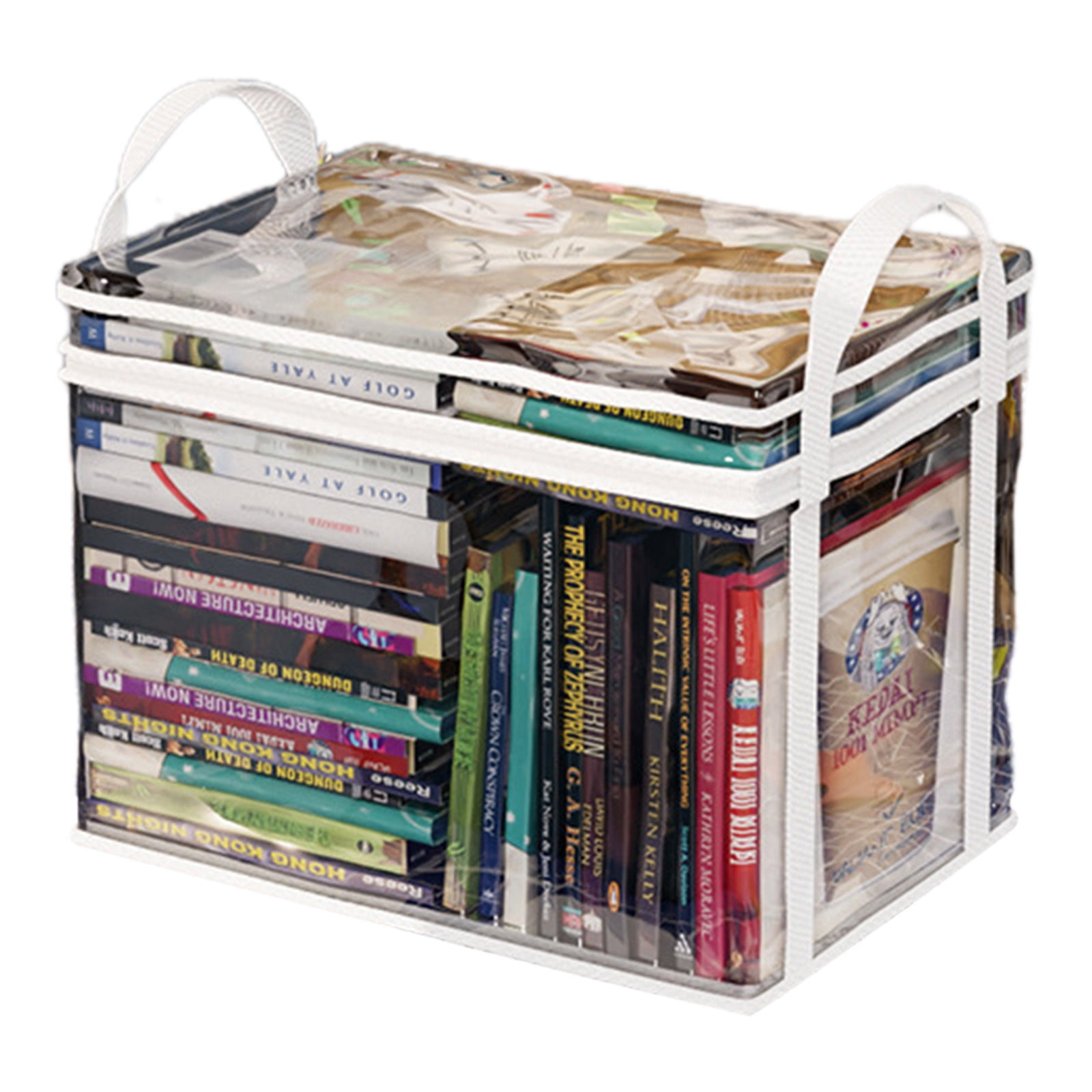 Tainini Clearance Sale! Clear Book Storage Bag, Waterproof Zippered ...