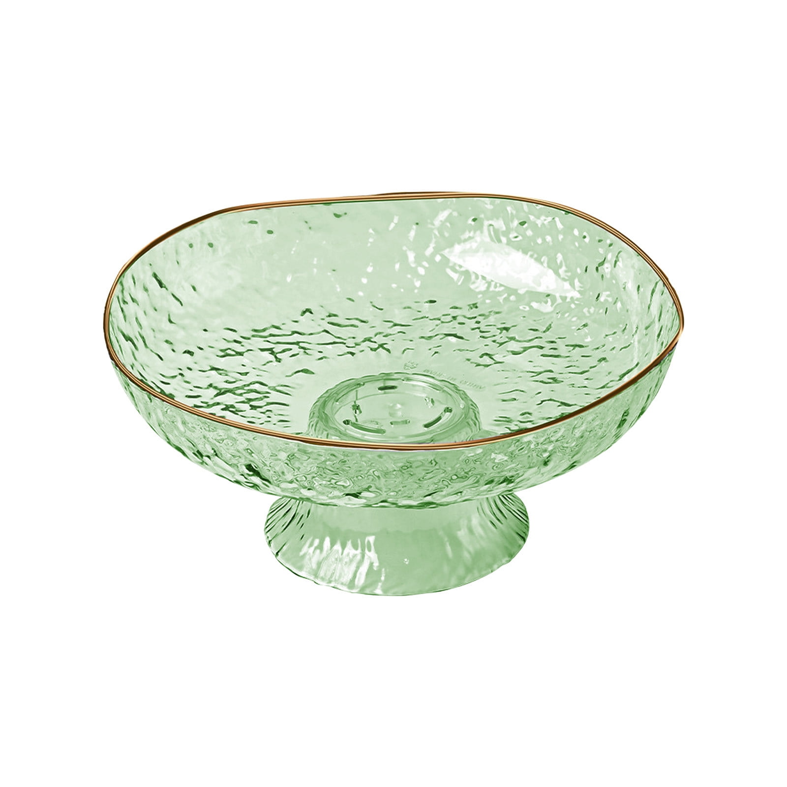 Tainini Glass Fruit Bowl,Large Decorative Glass Bowl,Decorative ...