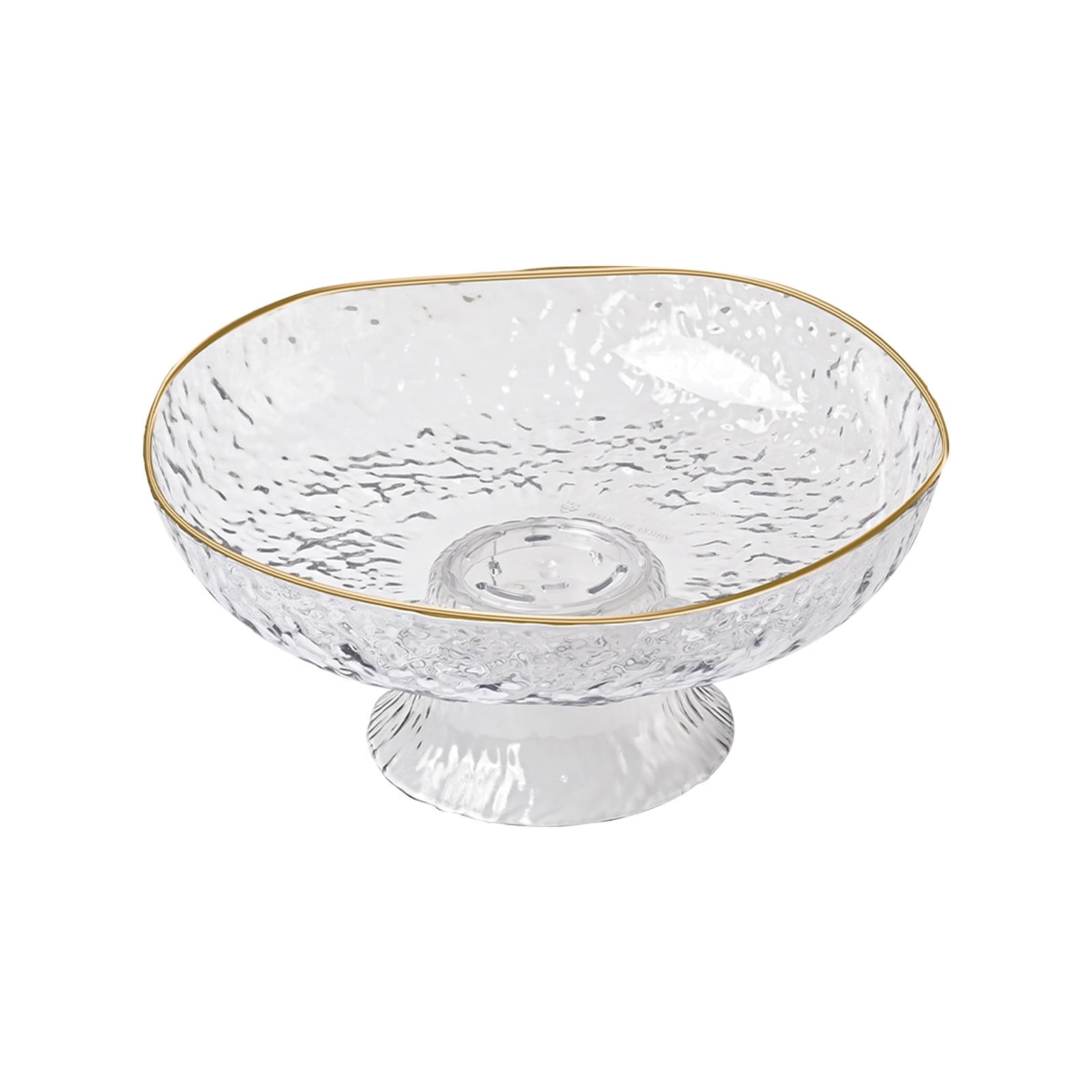 Tainini Clearance Sale !Glass Fruit Bowl,Large Decorative Glass Bowl ...