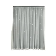 Archaeo Cotton Blend Button Tab Top Curtain, 40"x63", Cream - Walmart.com
