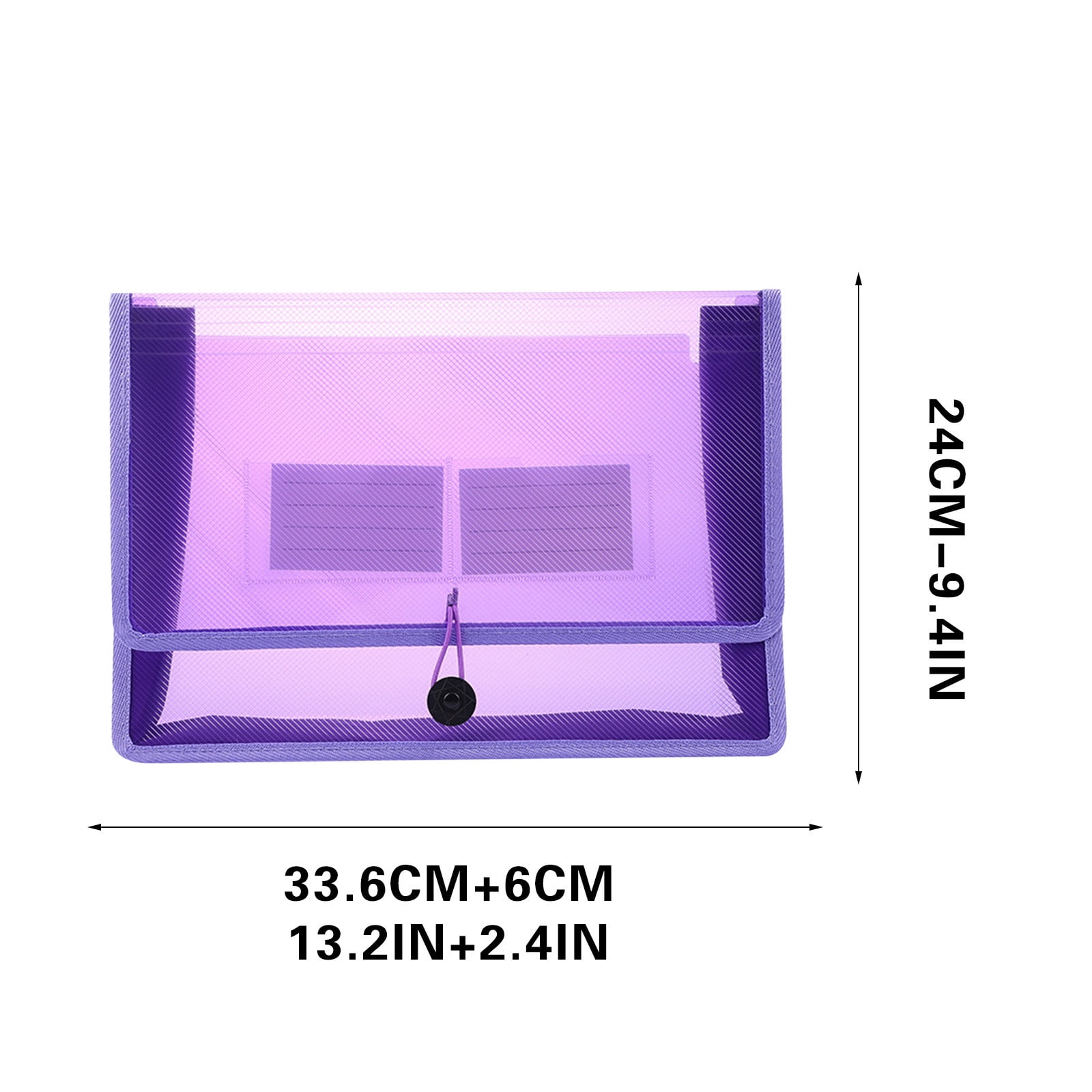 Tainini Plastic Expanding File Folder, Transparent envelopes with ...