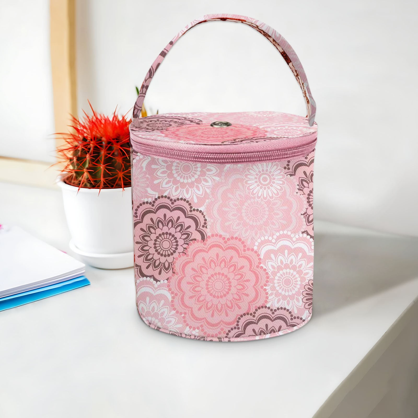 Tainini Yarn Storage Mini Yarn Bag, Empty Yarn Drum Knitting Bag ...