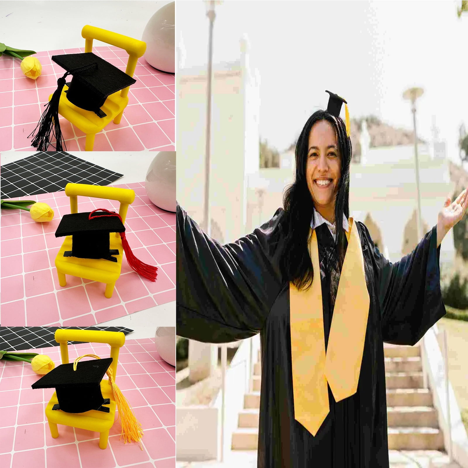 Tainini Clearance Sales! 10 Pack 2025 Mini Graduation Caps with Tassels ...