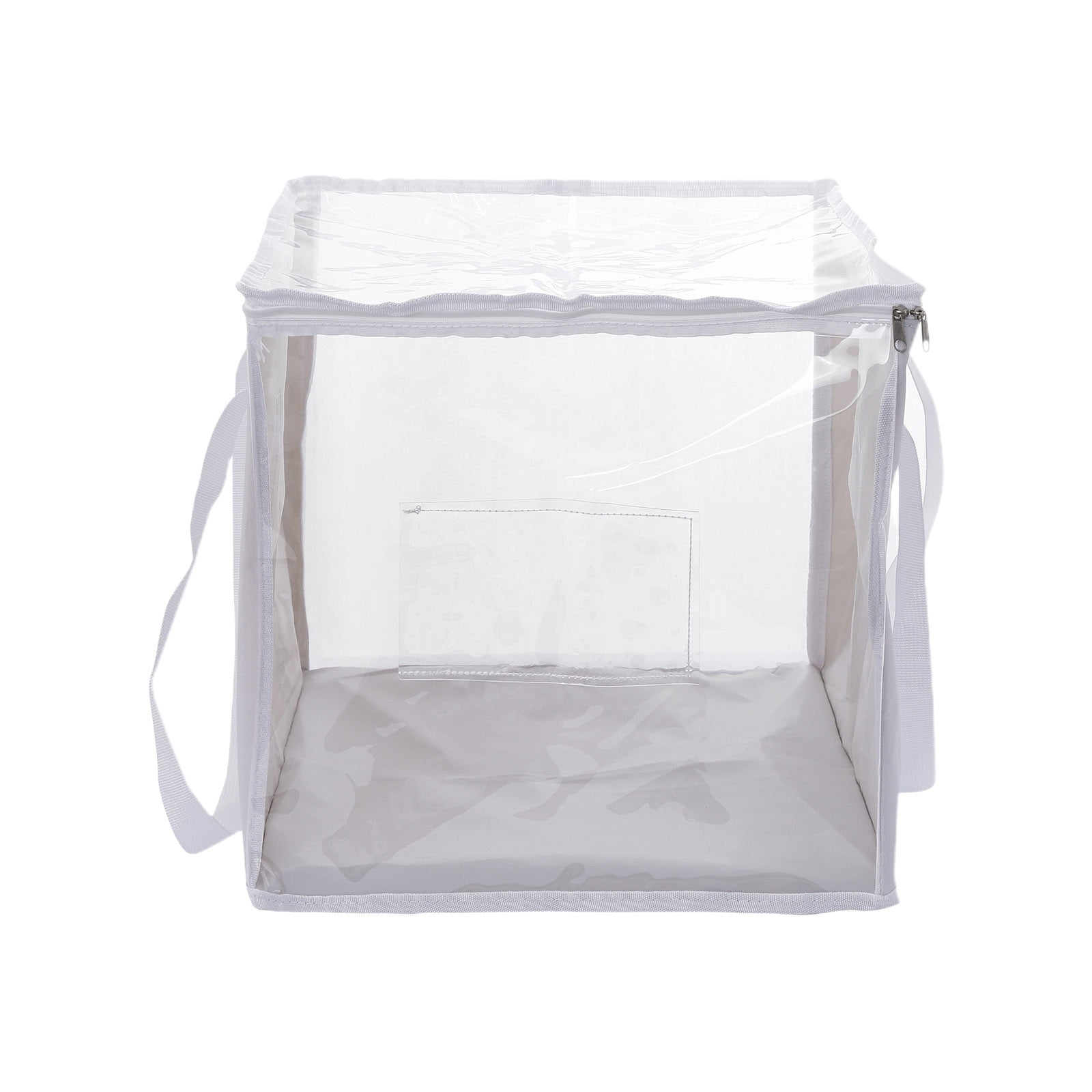 Tainini 2Pack Clear Zippered Storage Bags,13x13in Closet PVC Moving Bag ...