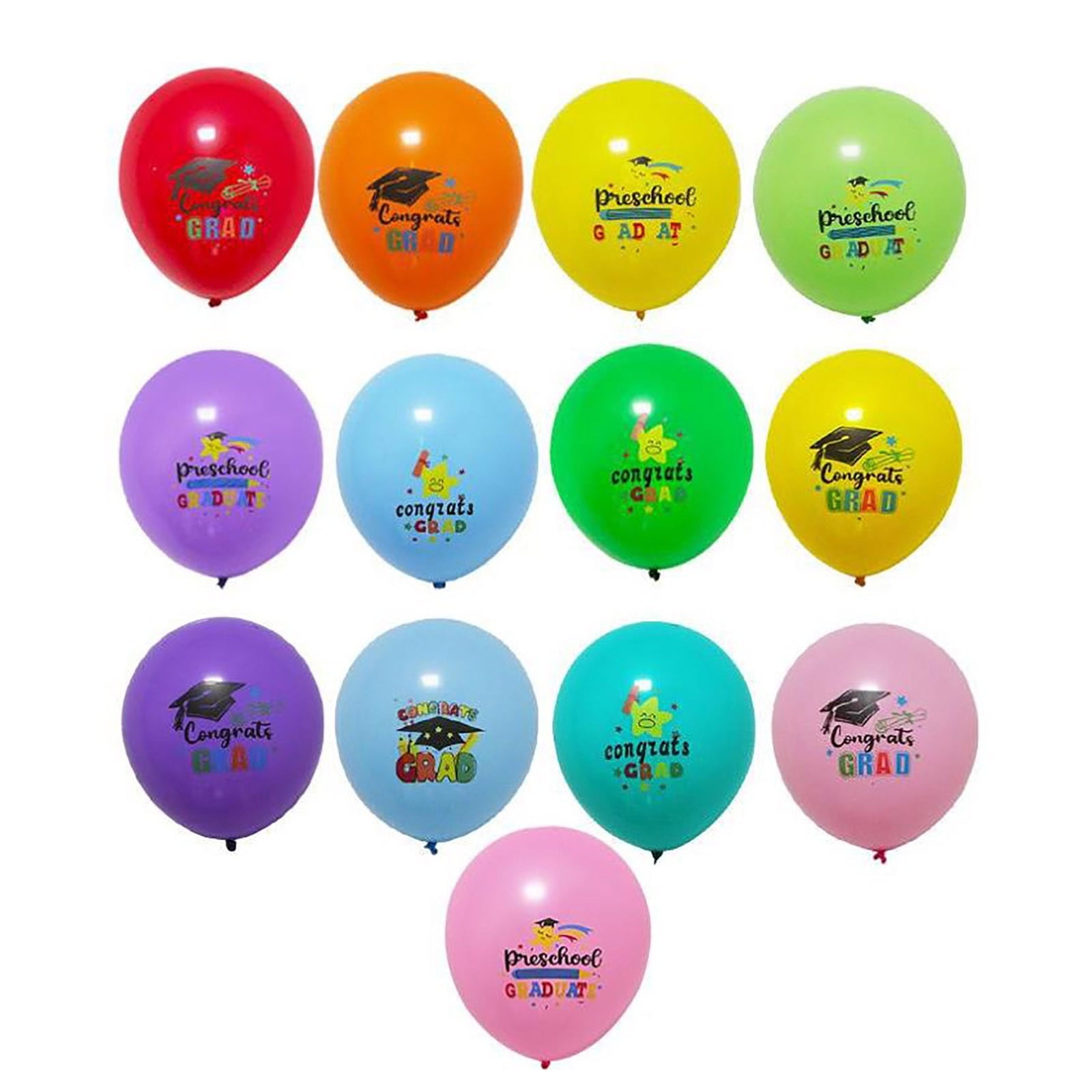 Tainini Balloons, 100 Pack 12 inch Party Balloons for Kids Party ...