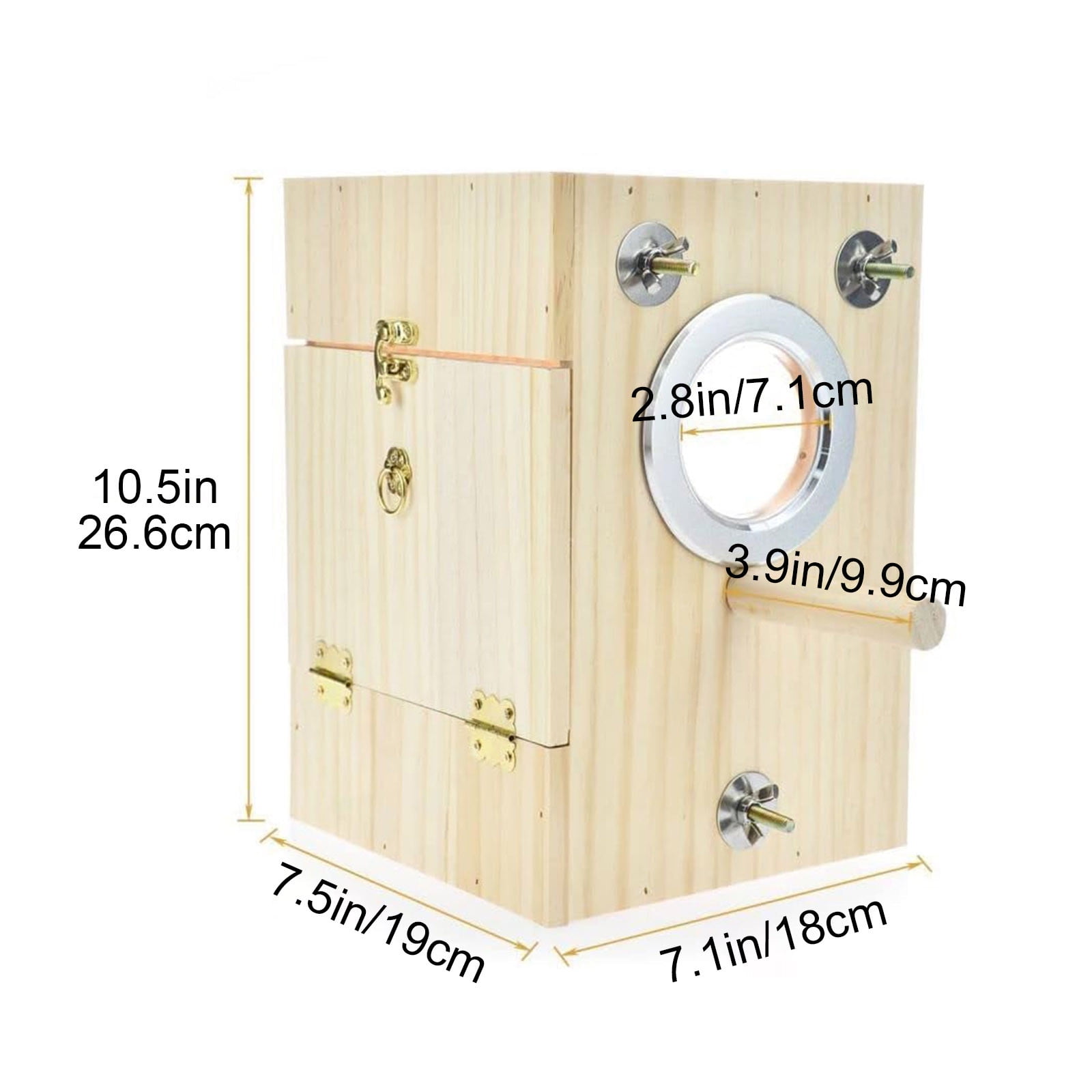 Tainini Bird Nest Box ,Parakeet Breeding Nest Box, Bird Nest House ...