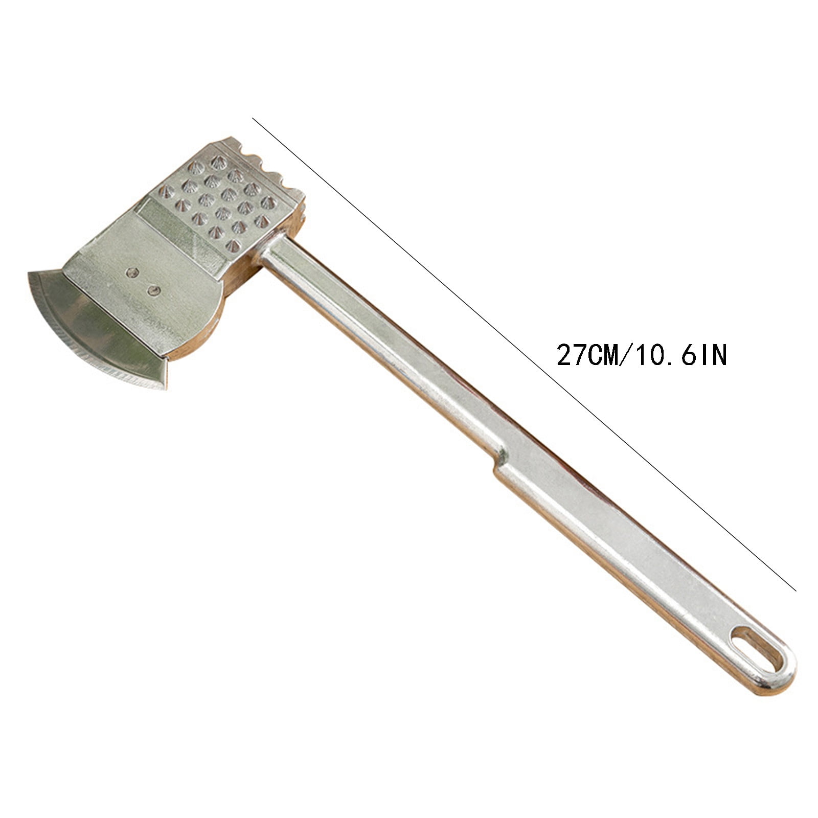 Tainini Meat Tenderizer Mallet Stainless Steel, Kitchen Meat Mallet for ...