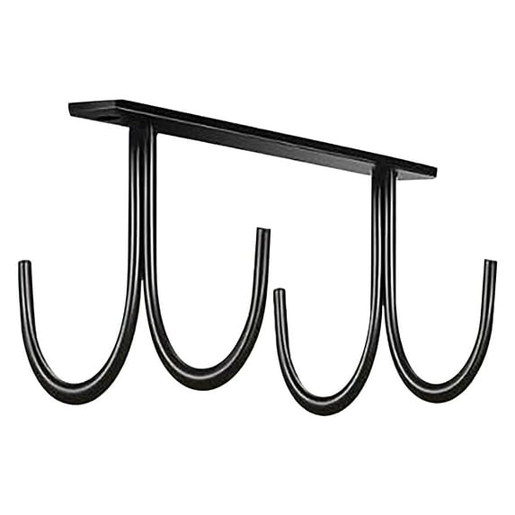 Tainini Mug Rack Under Cabinet ,Coffee Cup Holder, 4 Mugs Hooks Under ...