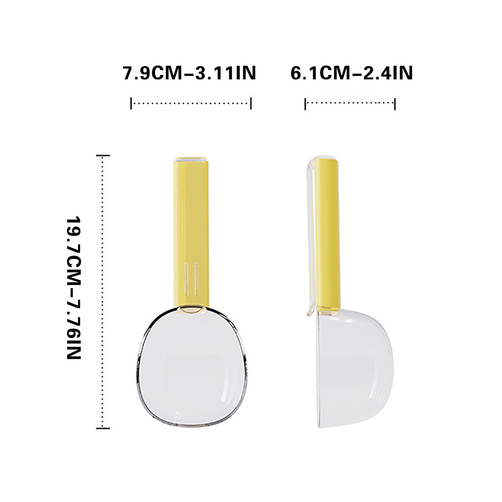 Tainini Clearance Sales! Plastic Rice Paddle, 2 in 1Rice Spoon Scooper ...