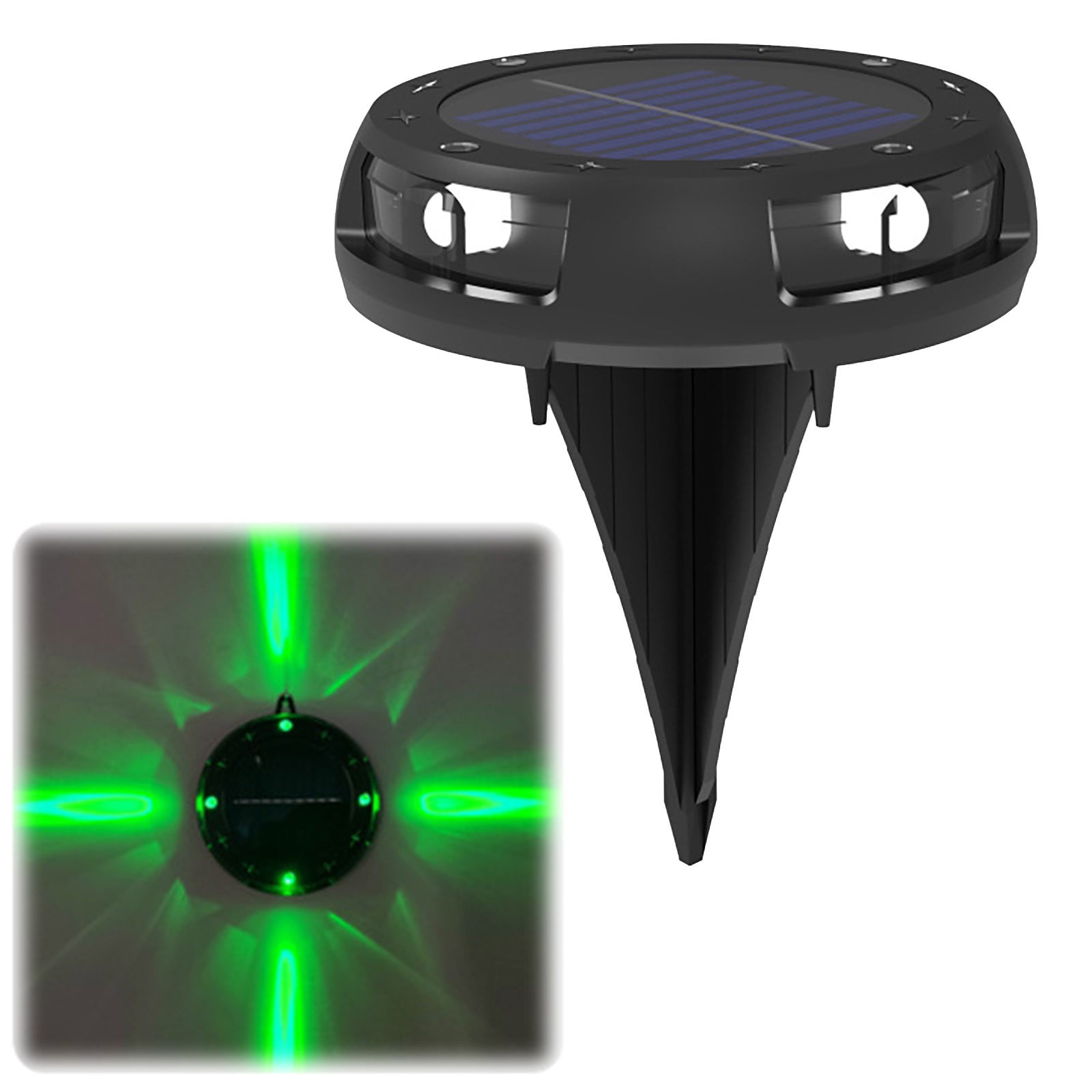 Tainini Solar Ground Lights Outdoor, Solar Disc Flat Lights, Pathway ...