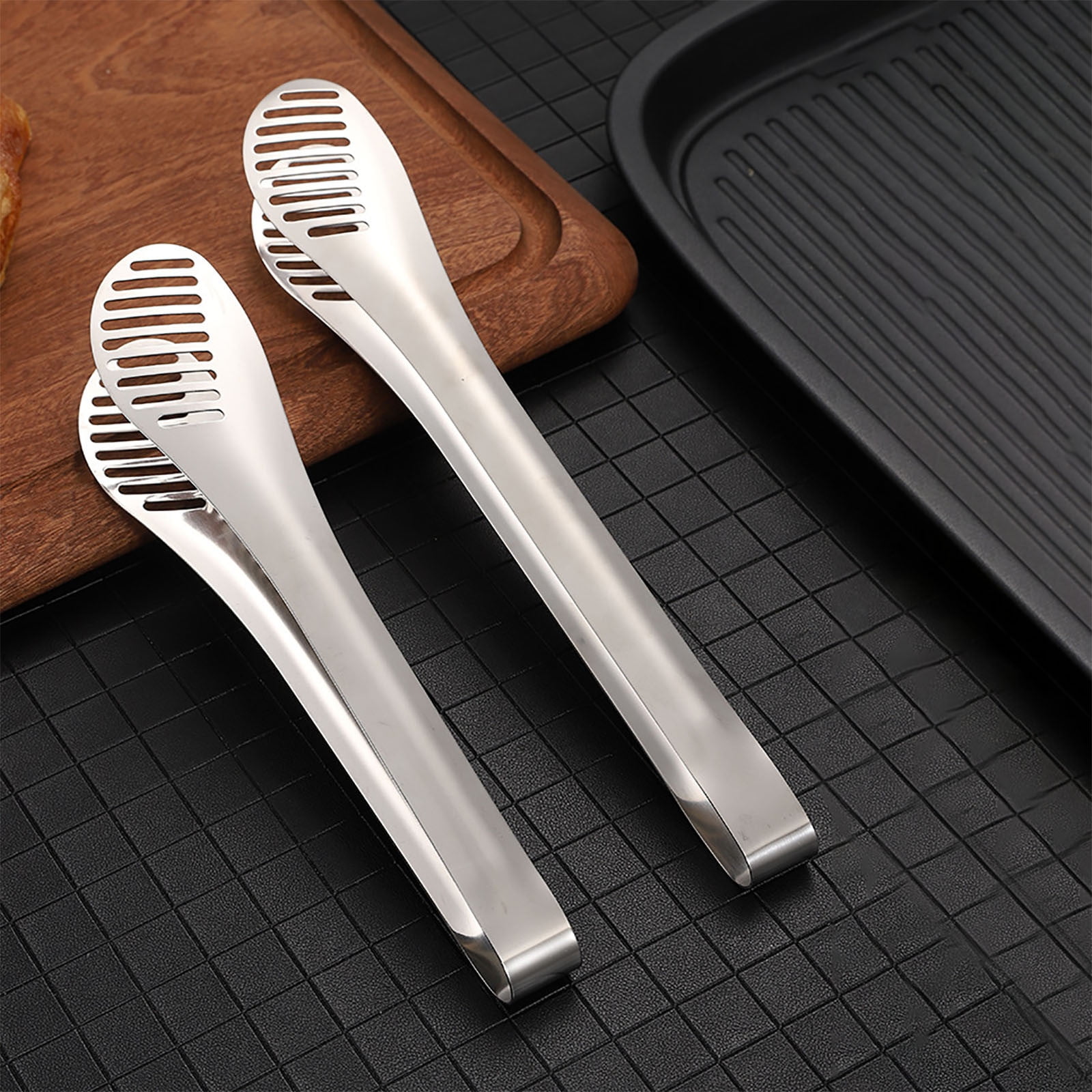 Tainini Clearance Sales! Stainless Steel Buffet Tongs ,9.6in Kitchen ...