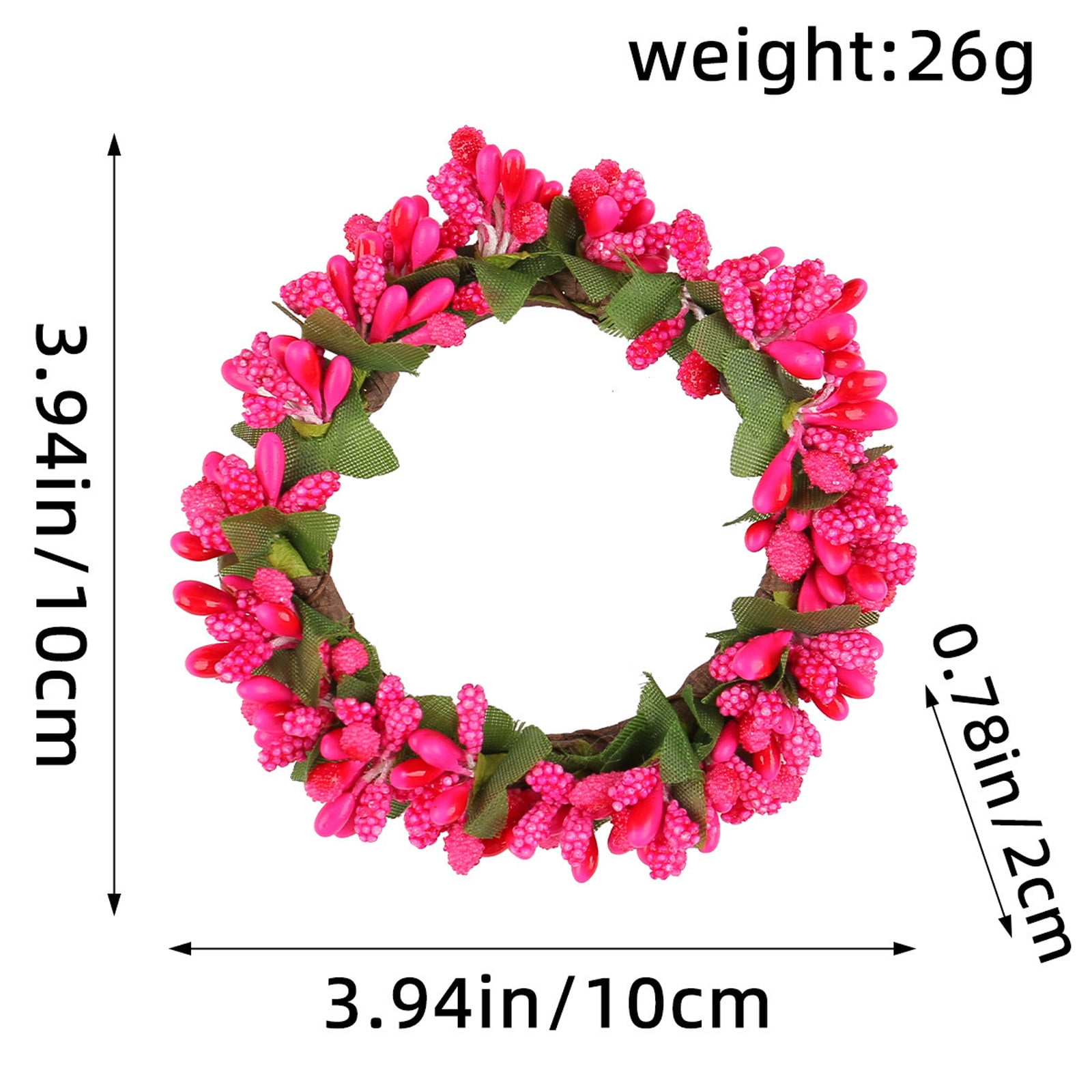 Tainini Simulated Candle Base Decoration Wreath Candlelight Dinner ...