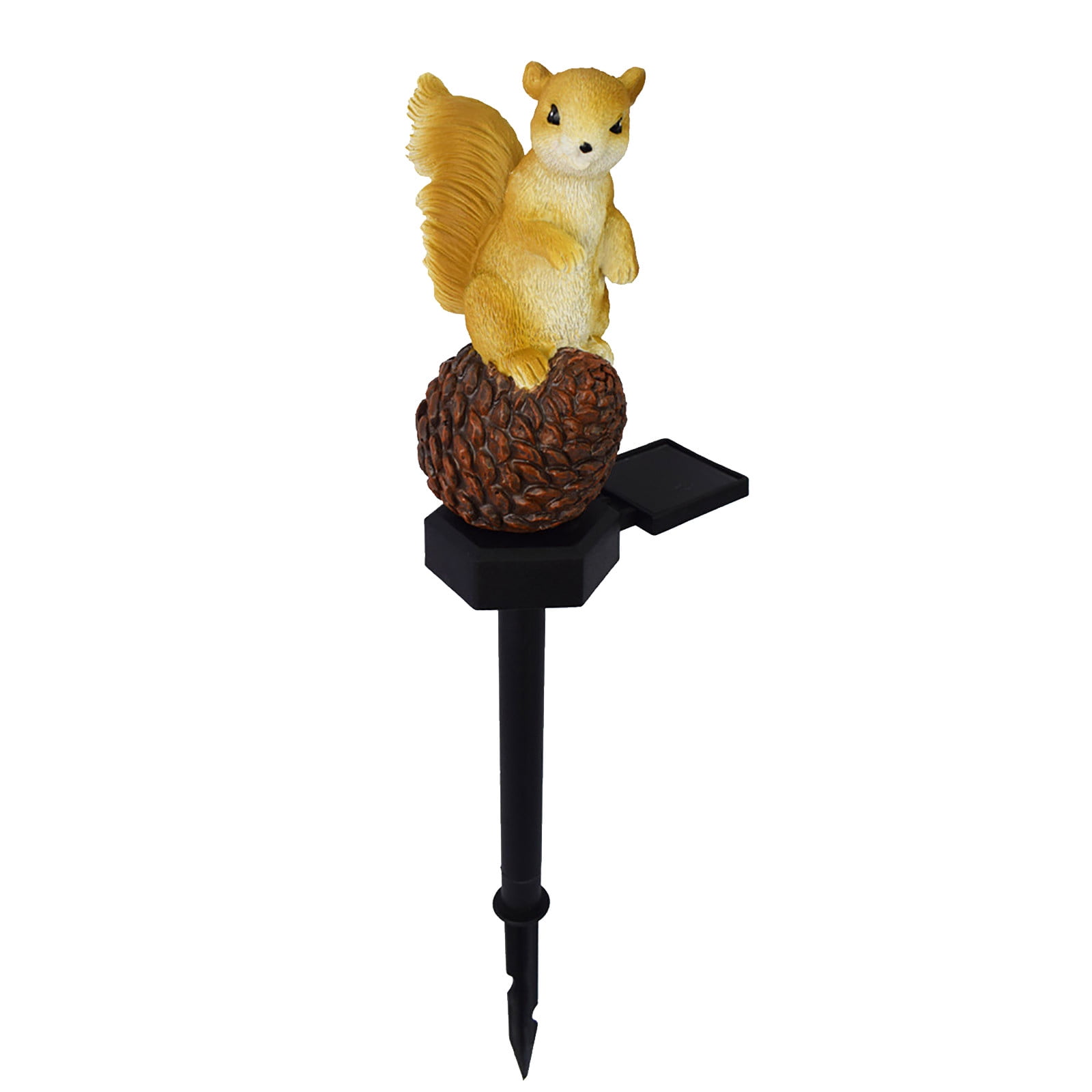 Tainini Clearance! Solar Squirrel Garden Lights - Resin Squirrel Decor ...