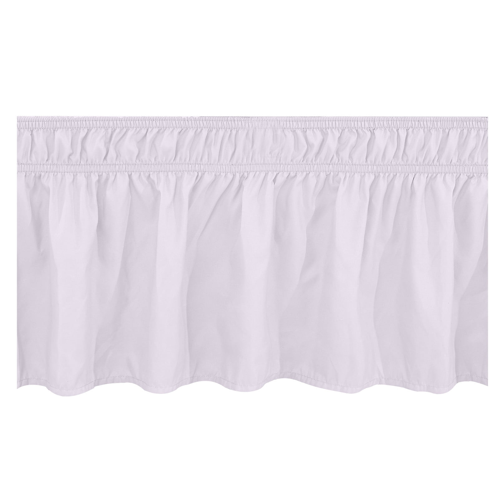 Tainini Wrap Around Dust Ruffle Bed Skirt,15 in Drop - Easy Fit ...