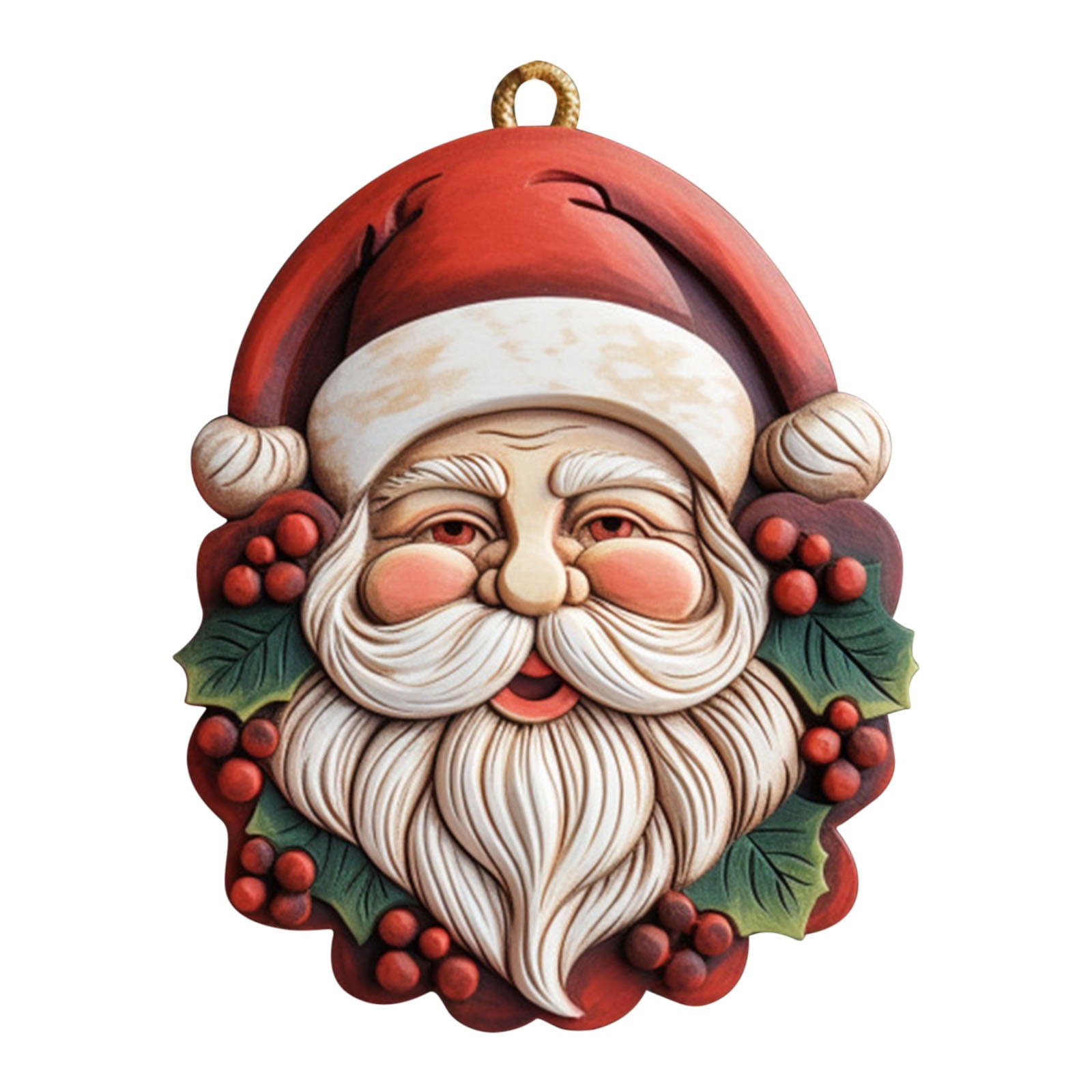 Tainini Acrylic Santa Claus Christams Pendant for Christmas Tree ...