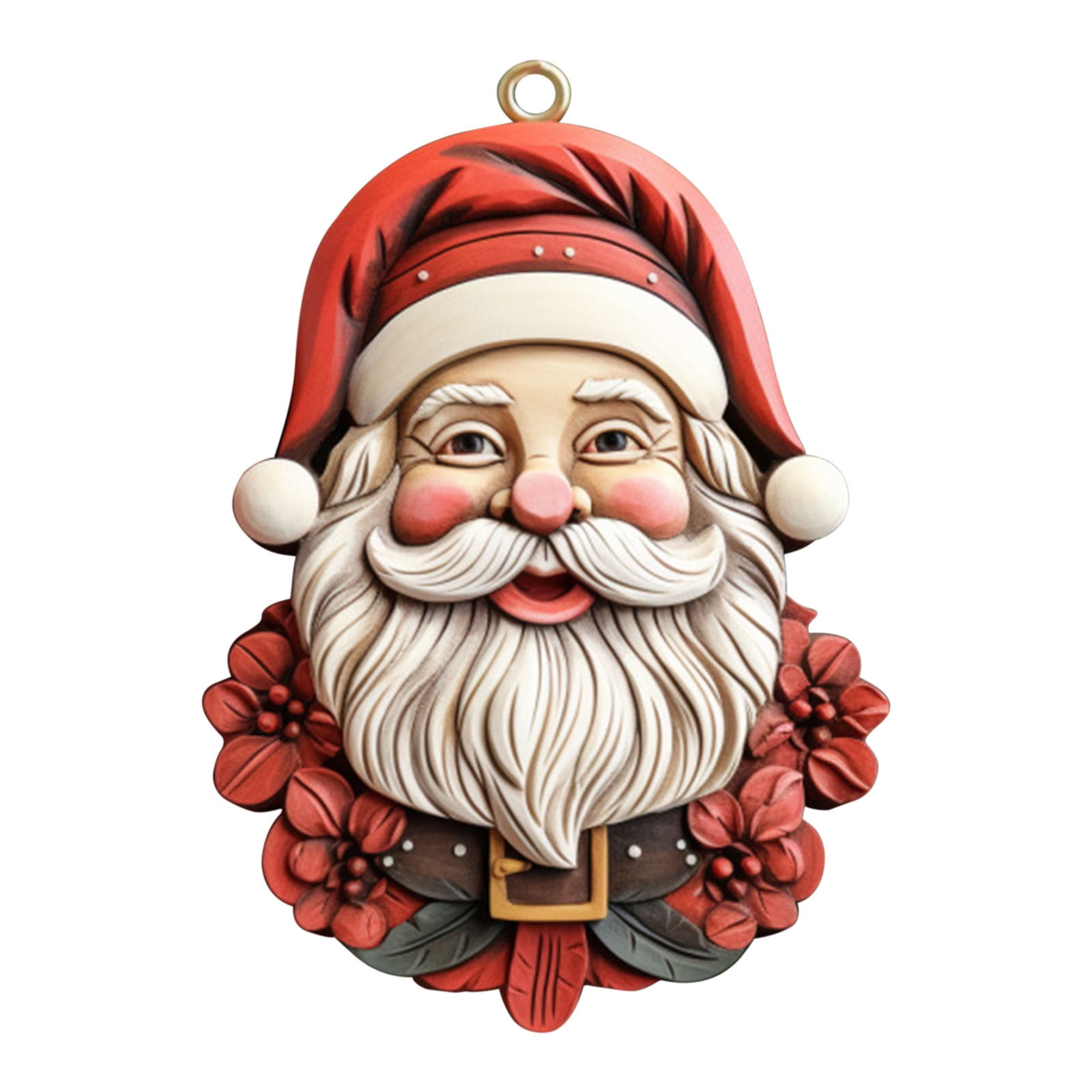 Tainini Acrylic Santa Claus Christams Pendant for Christmas Tree ...