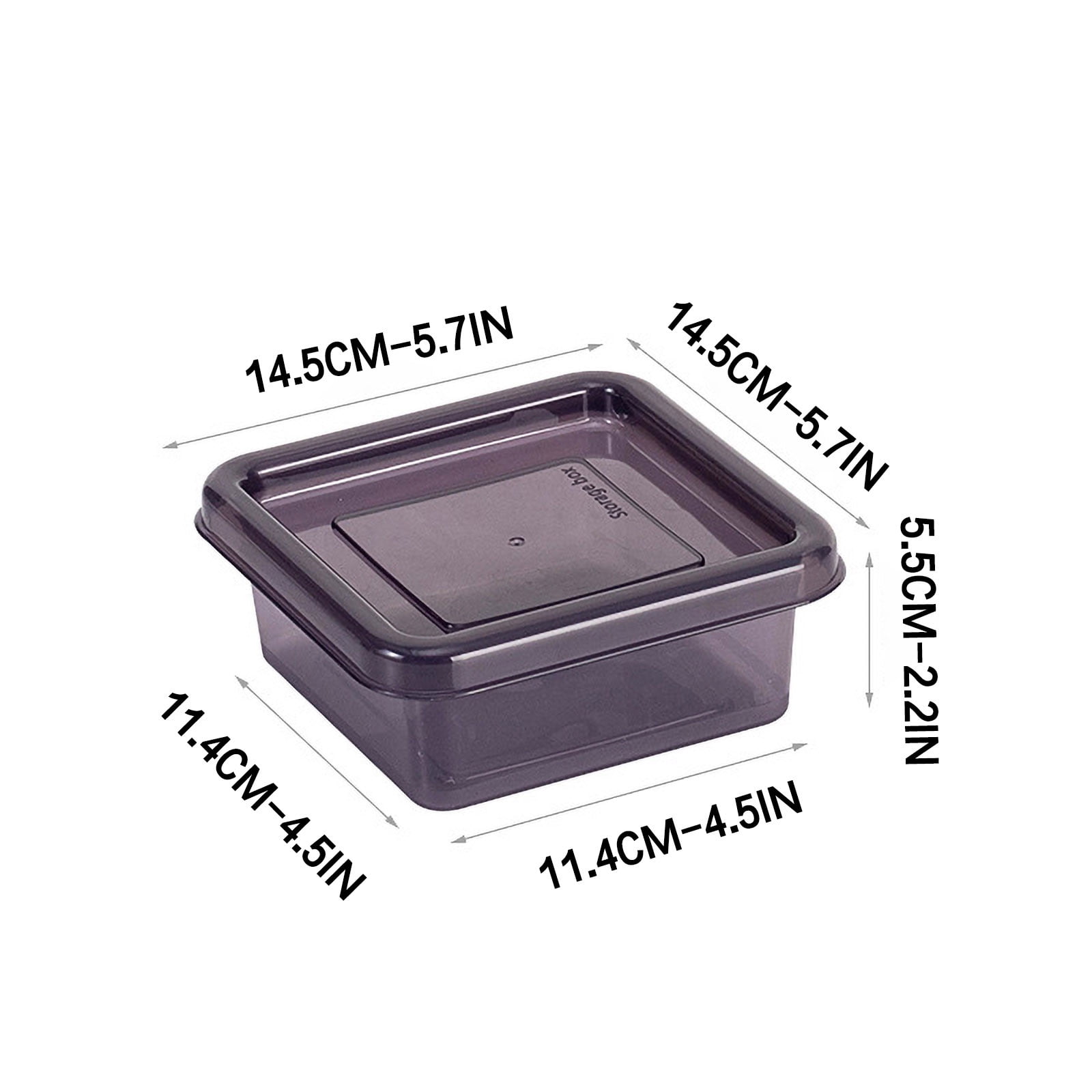 Tainini Fruit Storage Containers for Fridge ，with Lid Transparent Fresh ...