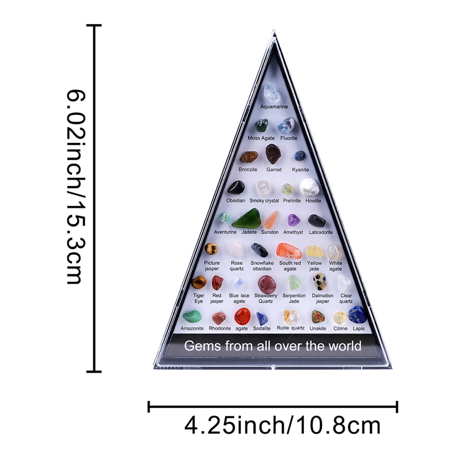 Tainini Rock Collection for Kids - 36Pcs Rocks, Gemstones & Crystals ...