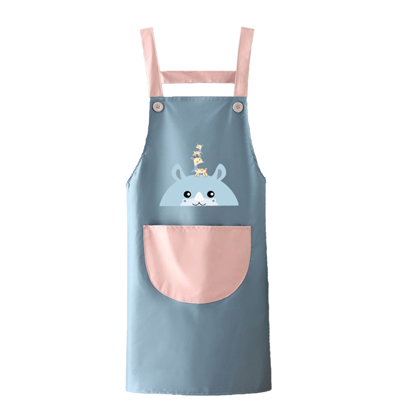 Tainini Waterproof Cooking Aprons, Adjustable Bib Soft Chef Apron with ...