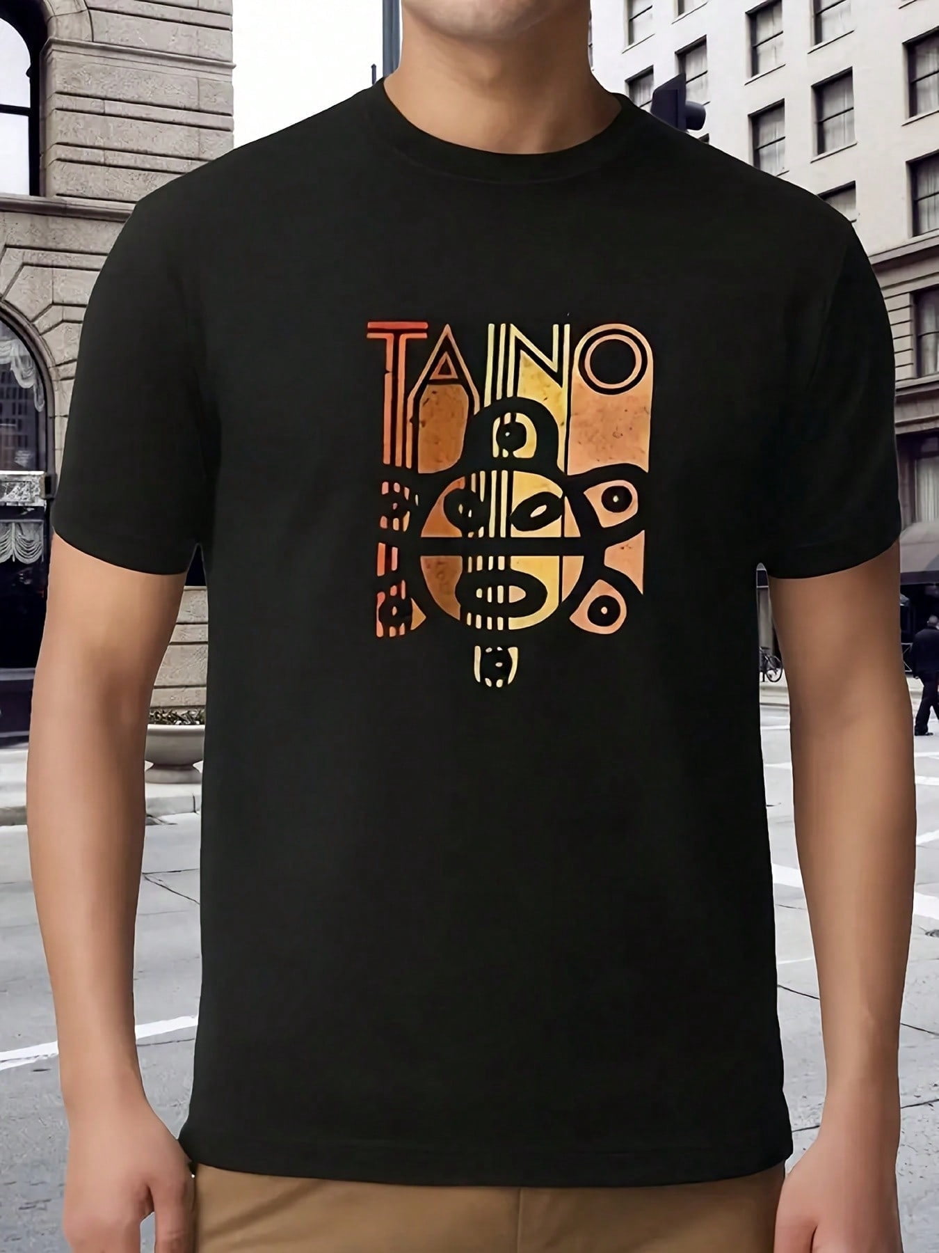 Taino Sun Boricua Taino Of Puerto Rico, Creative Print T-Shirt, Short ...