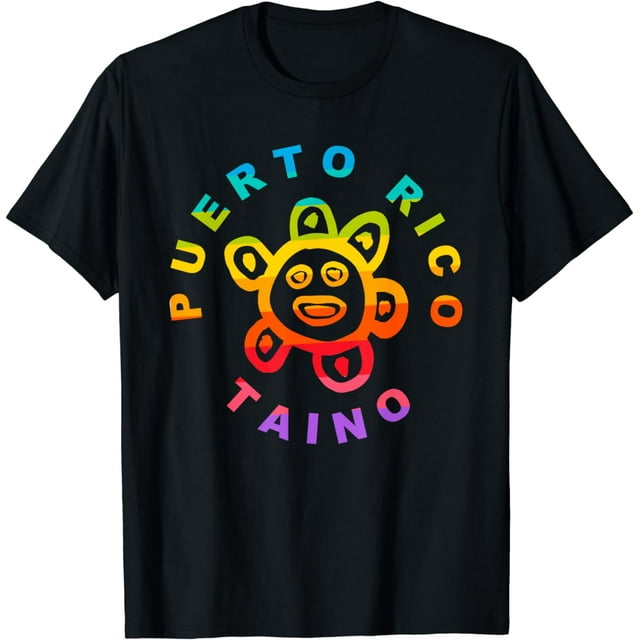 Taino Sun Symbol Boricua Borinquen Caribbean Puerto Rico T-Shirt ...