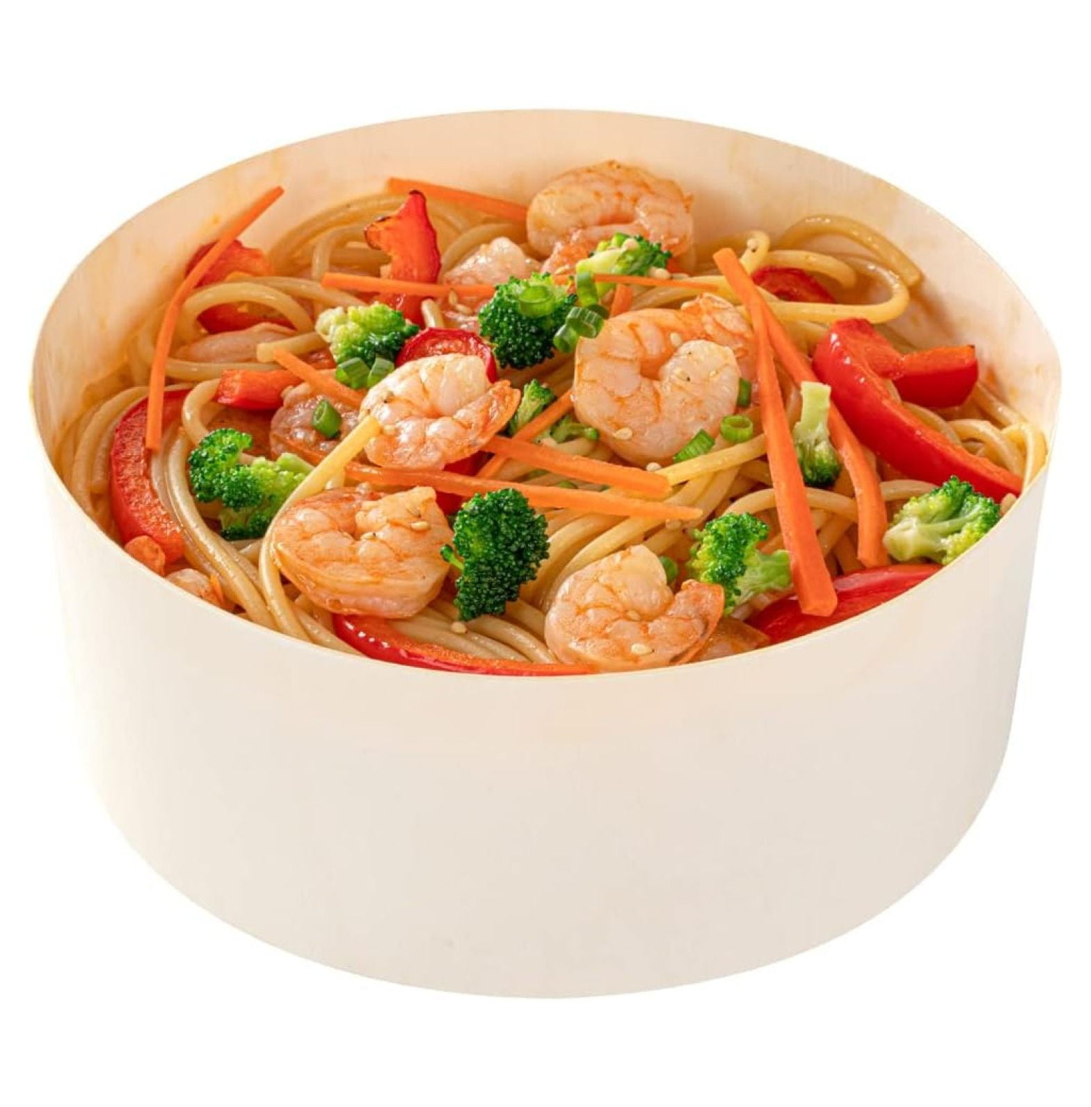 Taipei 34 Ounce Food Containers 100 Round Wooden Bento Boxes - Lids ...