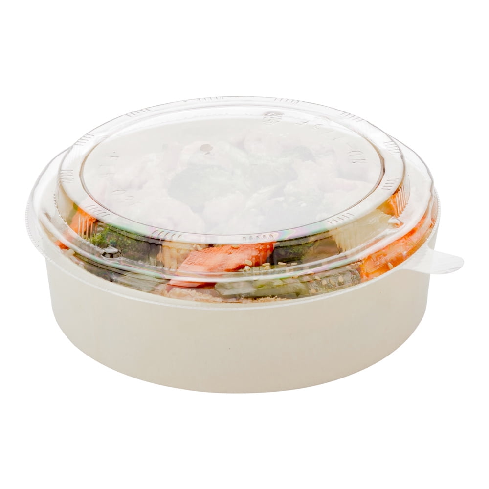 Taipei Clear Plastic Lid - Fits Poplar Large Container - 100 count box ...
