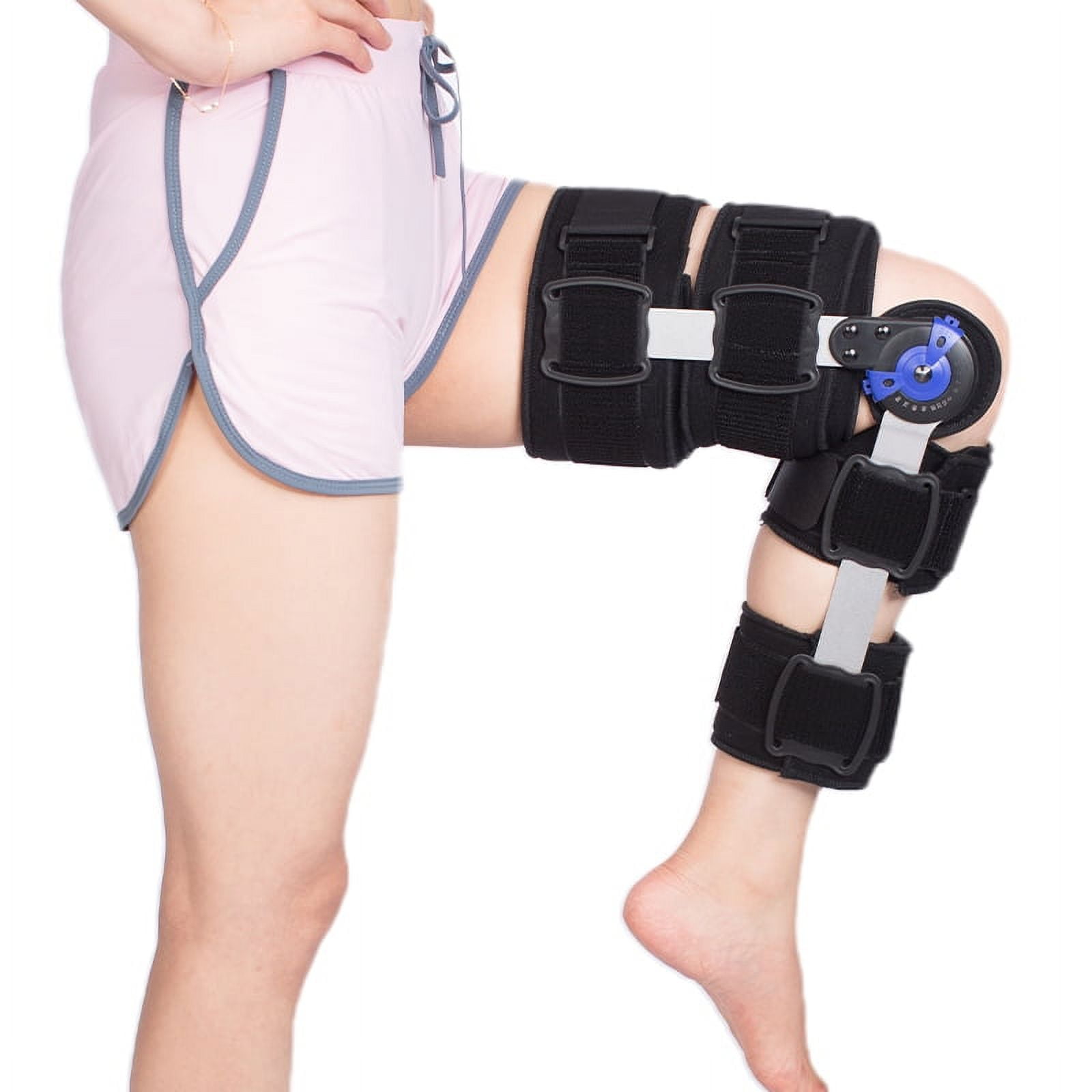 Tairibousy Adjustable Hinged Knee Leg Brace Support For Arthritis ...
