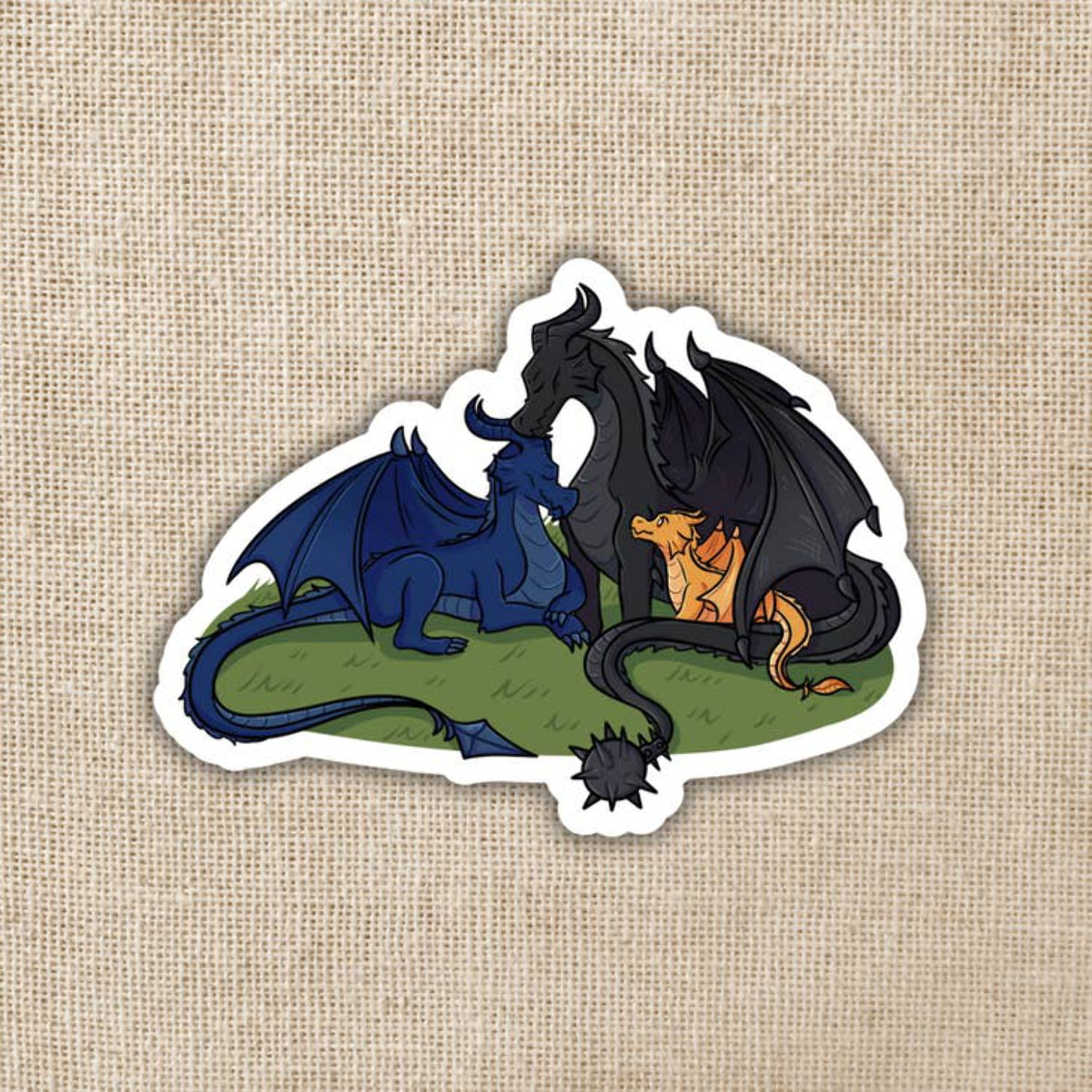 Tairn, Sgaeyl and Andarna Sticker | Fourth Wing - Walmart.com