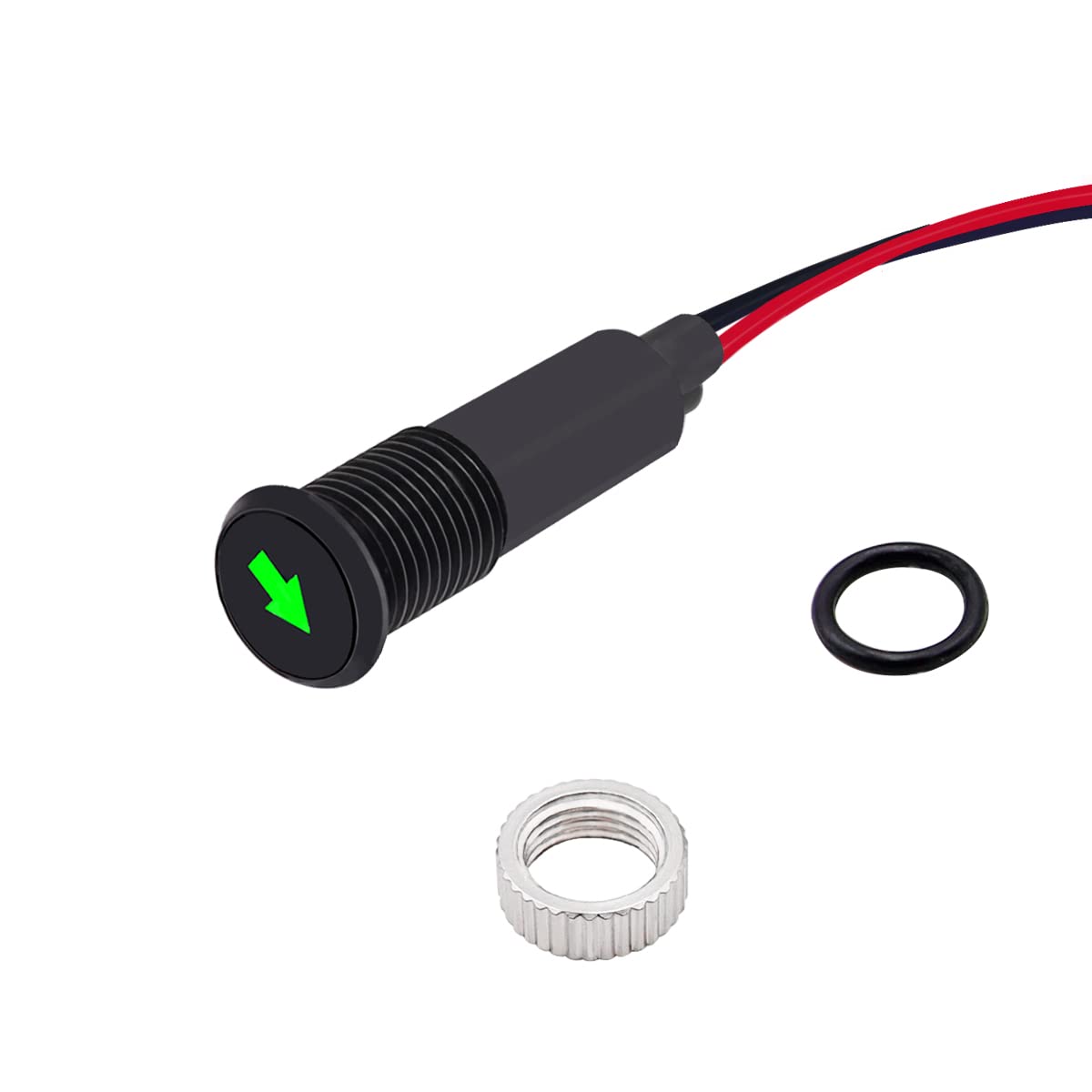 Taiss LED Indicator Pilot DC20 Dash Light with Symbols (Single Arrow ...
