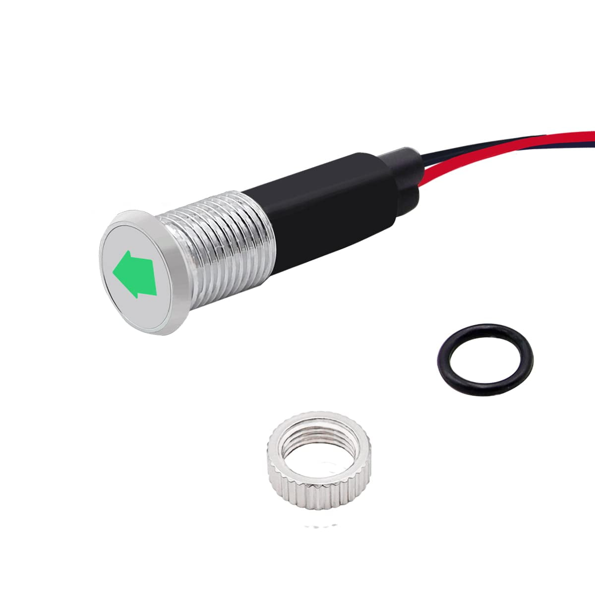 Taiss LED Indicator Pilot Dash Light with H2FSDSymbols (Single Arrow ...