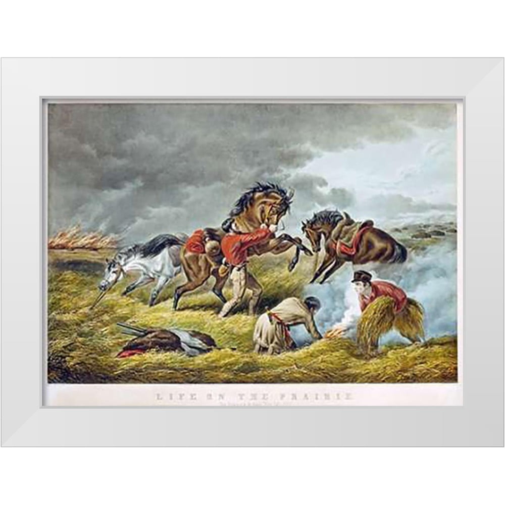 Tait, Arthur Fitzwilliam 24x19 White Modern Wood Framed Museum Art ...
