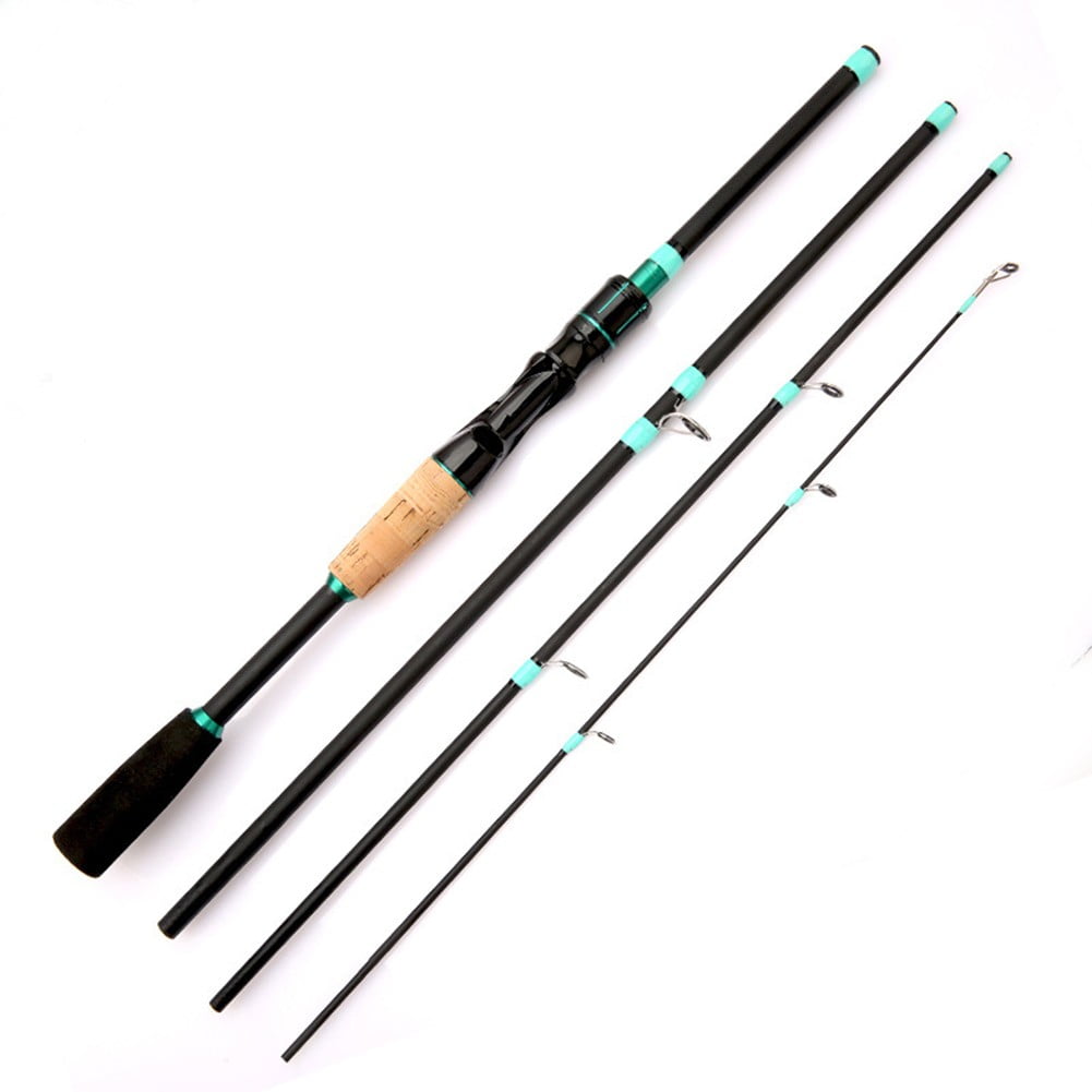 Taituoti 1.65M-2.1M 4/5 Section Fiberglass Spinner Baitcasting Fishing ...
