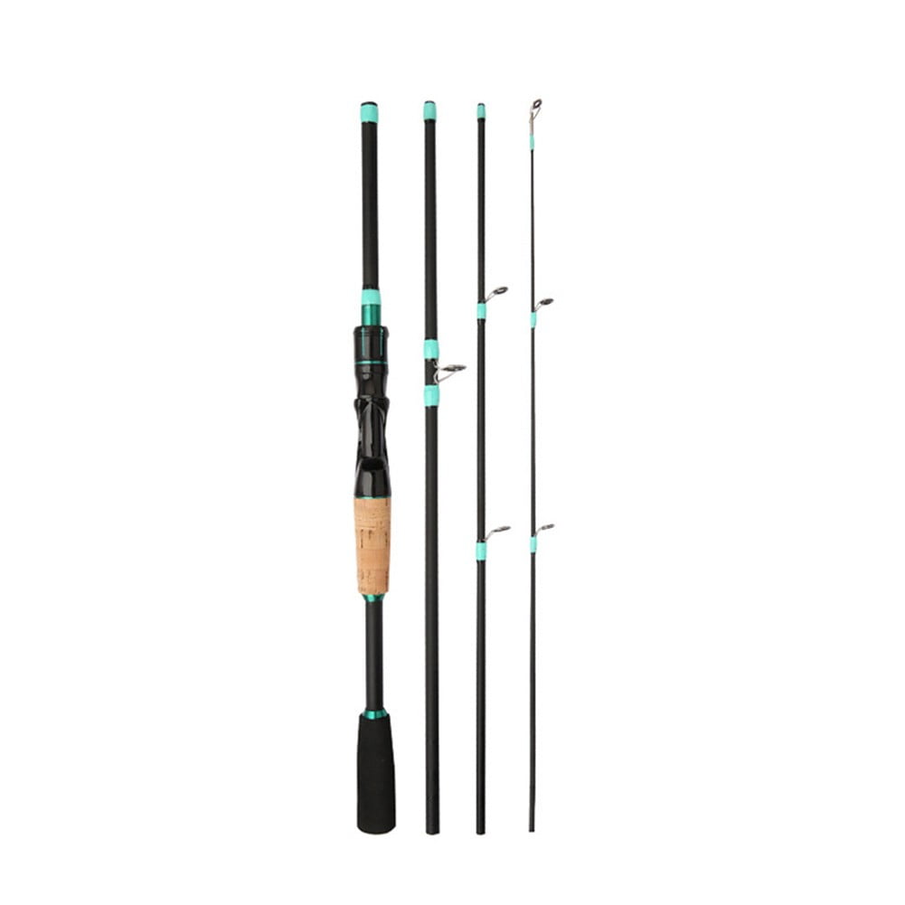 Taituoti 1.65M-2.1M 4/5 Section Fiberglass Spinner Baitcasting Fishing ...