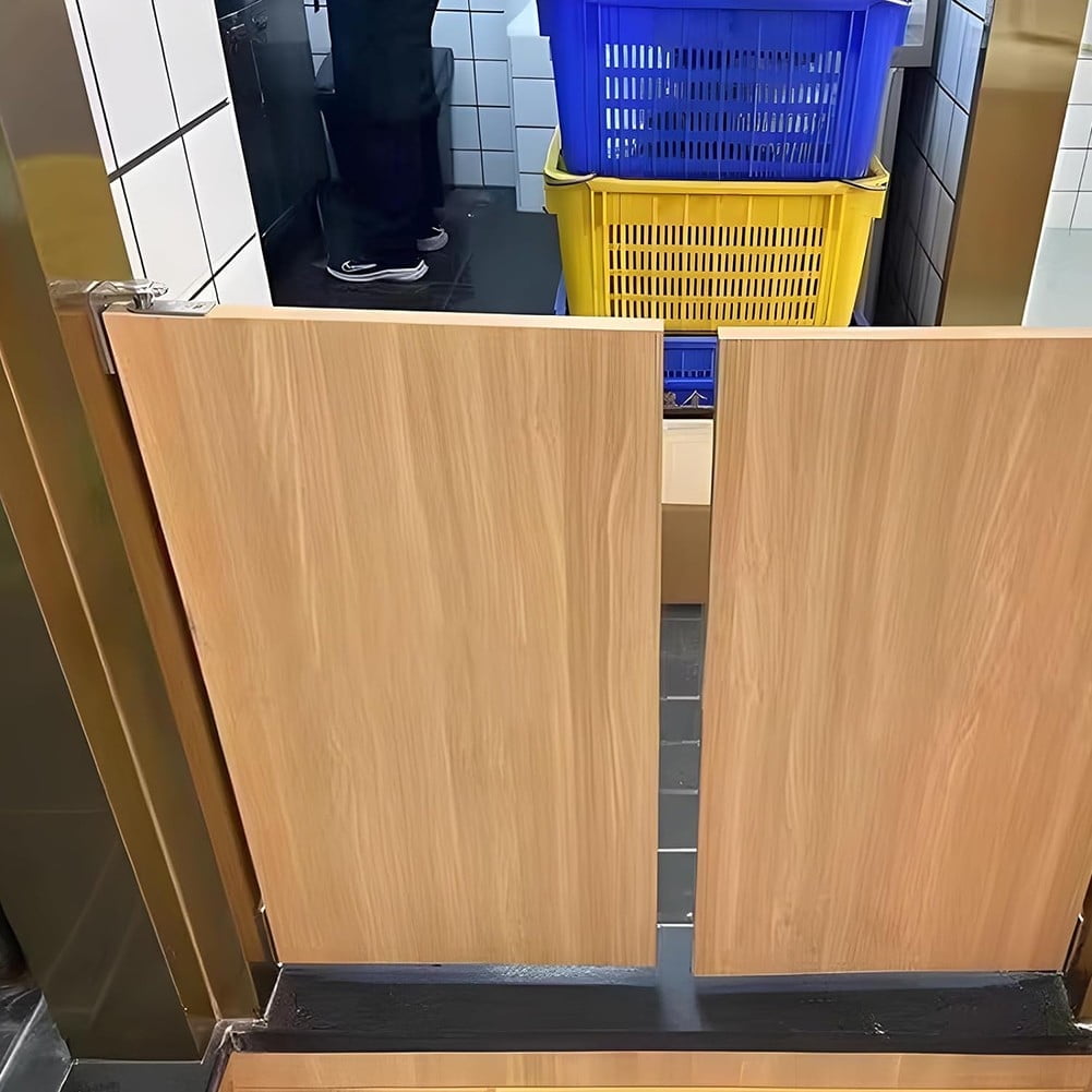 Taituoti 1 Pair Cafe Bar Self-Return Double Swinging Stainless Steel ...