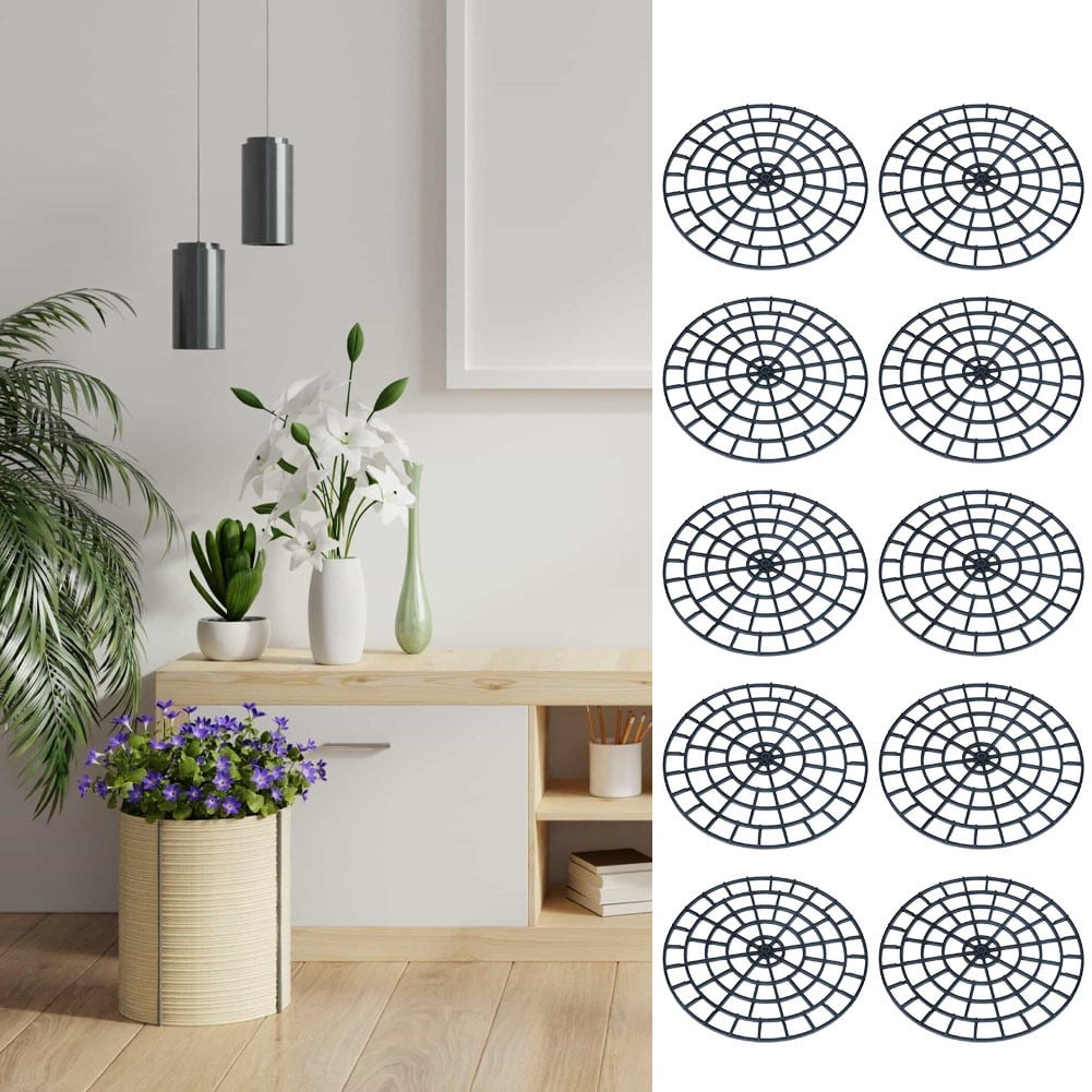Taituoti 10 Pcs Plant Riser For Pots In/Outdoor, Patio Floor Protector ...